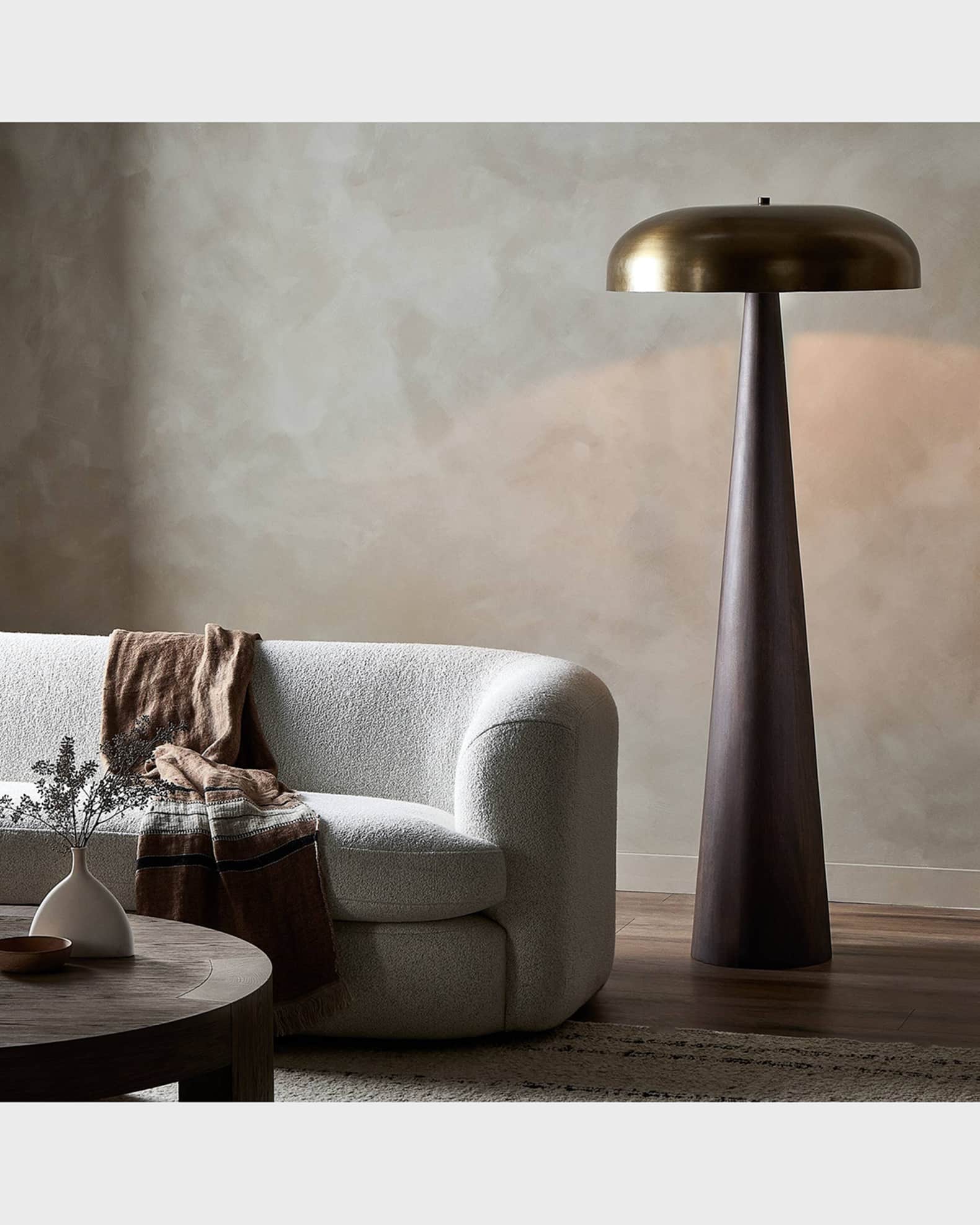Four Hands Griffin Floor Lamp - Russet Mango | Neiman Marcus