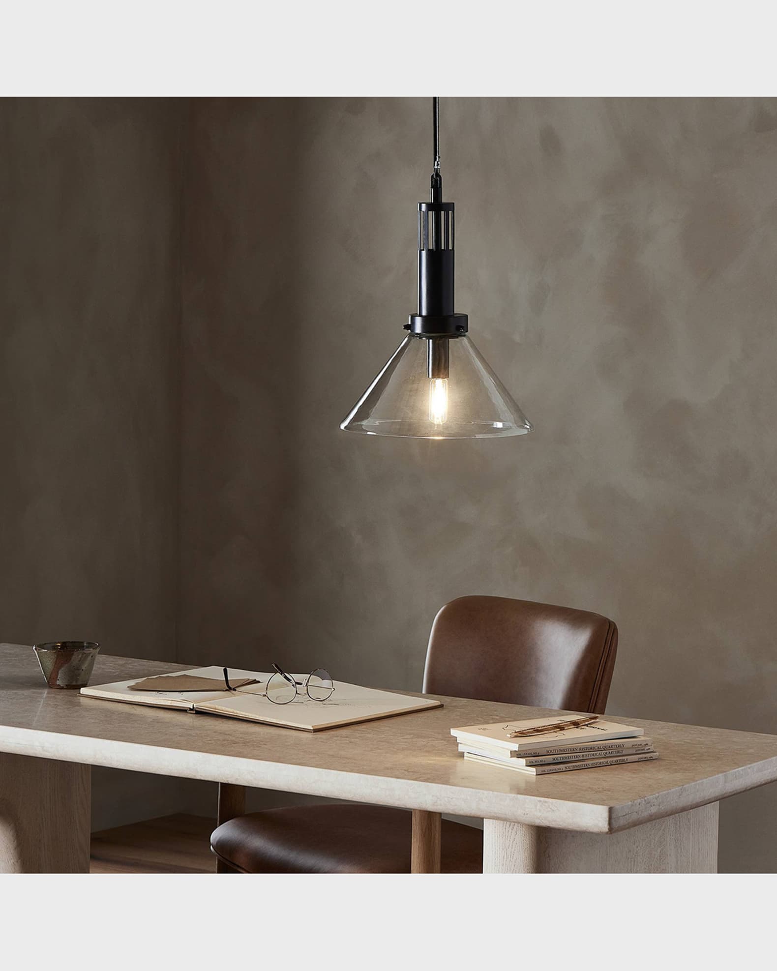 Four Hands Aldis 13" Pendant Light, Brushed Brass | Neiman Marcus