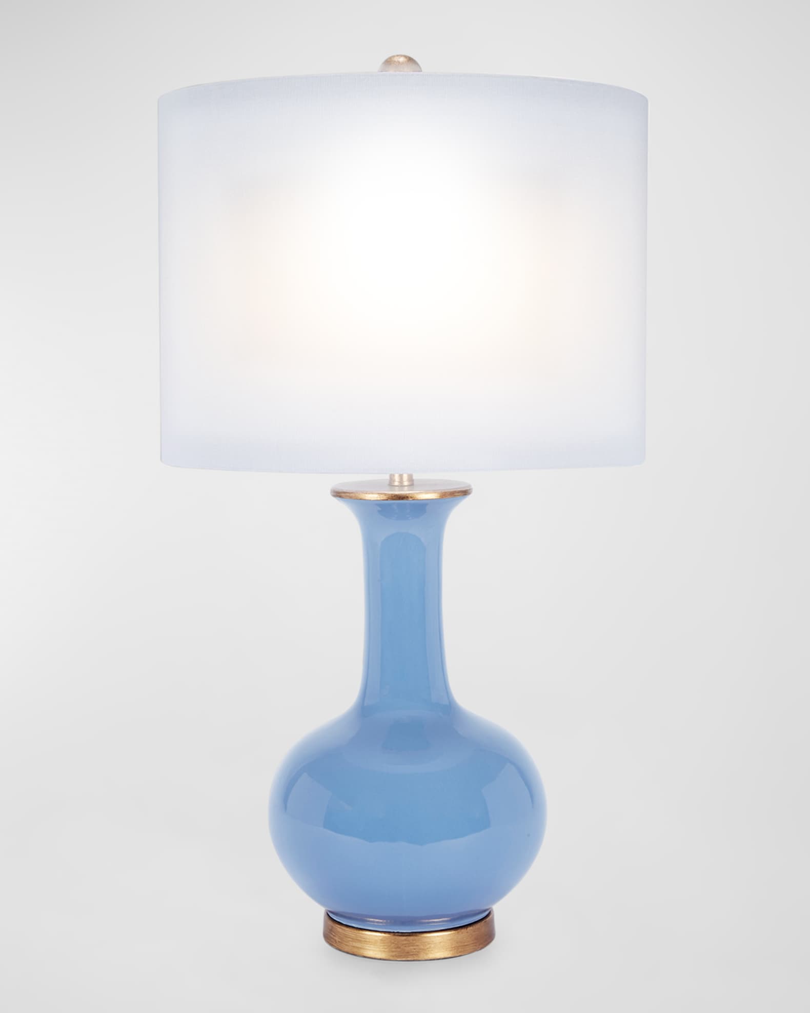 Old World Design Emerson Parisian Blue Ceramic Table Lamp | Neiman Marcus