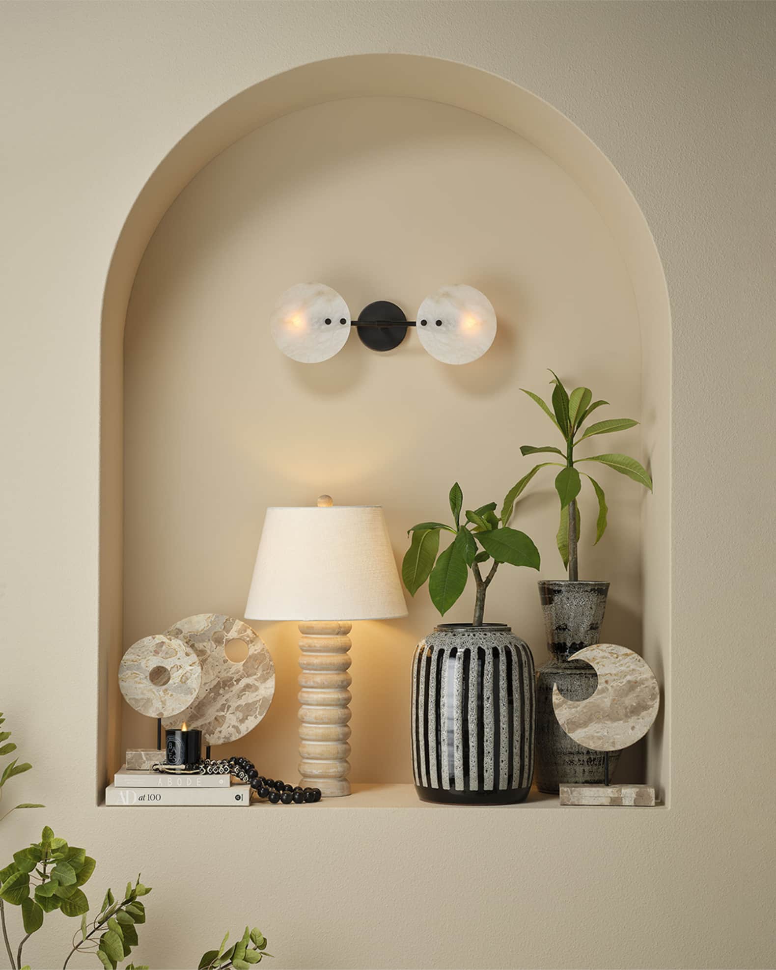 Jamie Young Satellite Marble Stand | Neiman Marcus