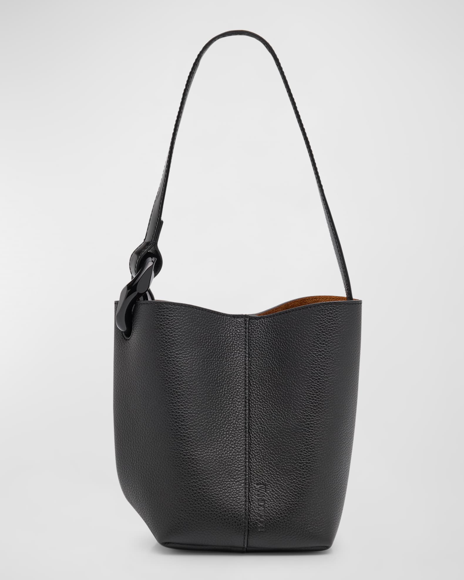 JW Anderson Corner Small Grain Leather Bucket Bag | Neiman Marcus