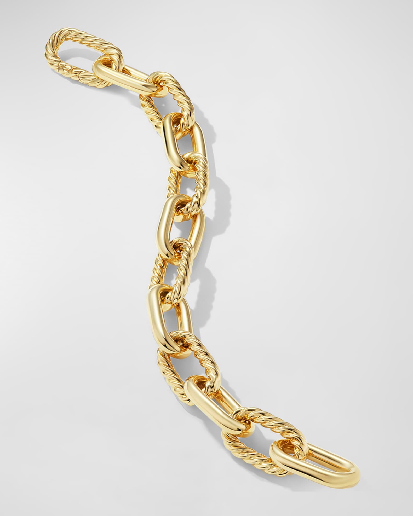 David Yurman Madison Chain Bracelet in 18K Gold, 13.5mm | Neiman Marcus