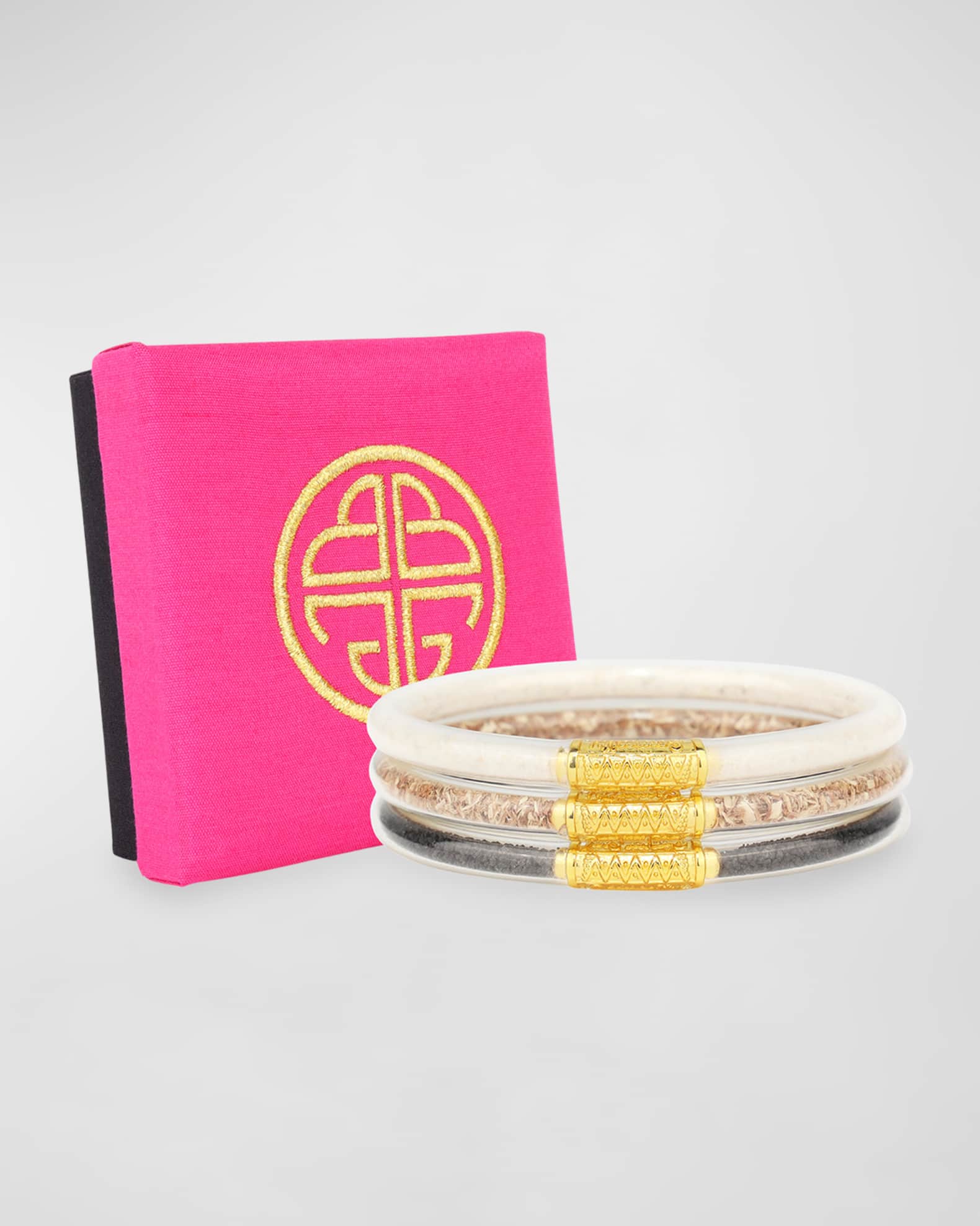 BuDhaGirl Earth Day All Weather Bangles, Set of 3 | Neiman Marcus