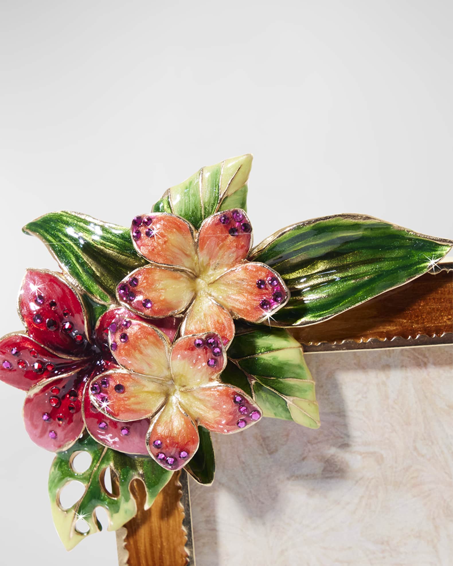 Tropical Flower Frame | Neiman Marcus