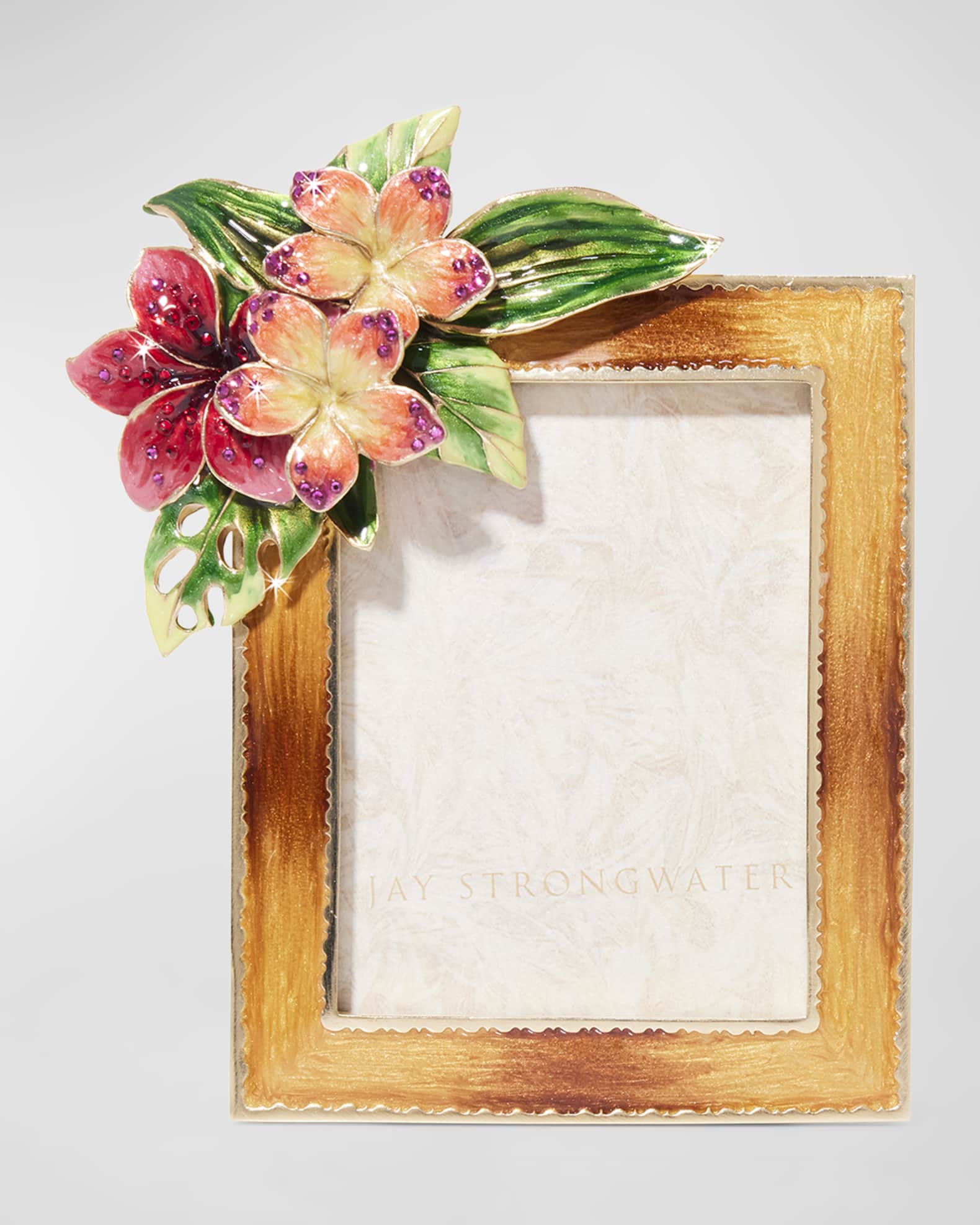 Tropical Flower Frame | Neiman Marcus
