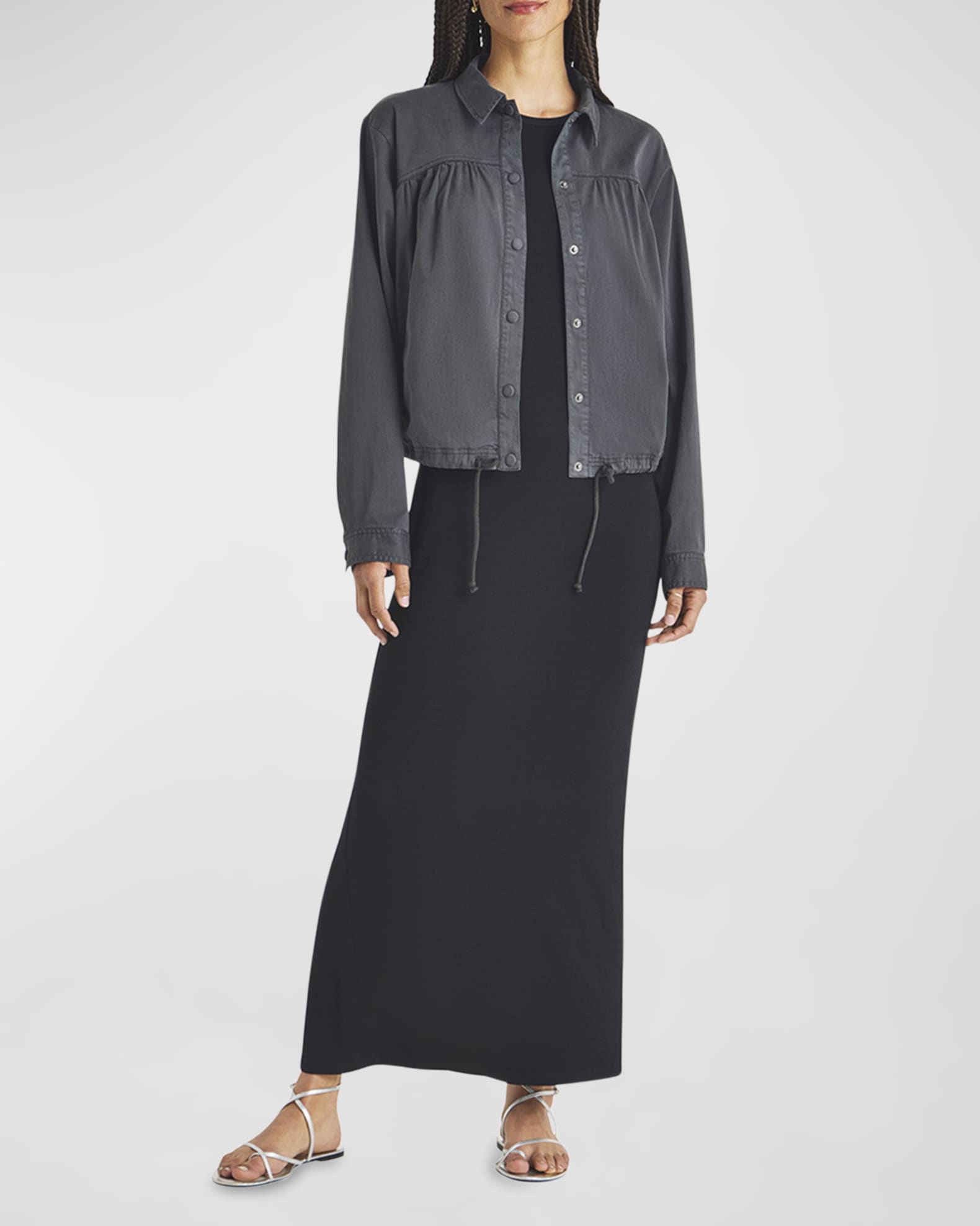 Splendid Caroline Elastic-Waist Blouson Jacket | Neiman Marcus