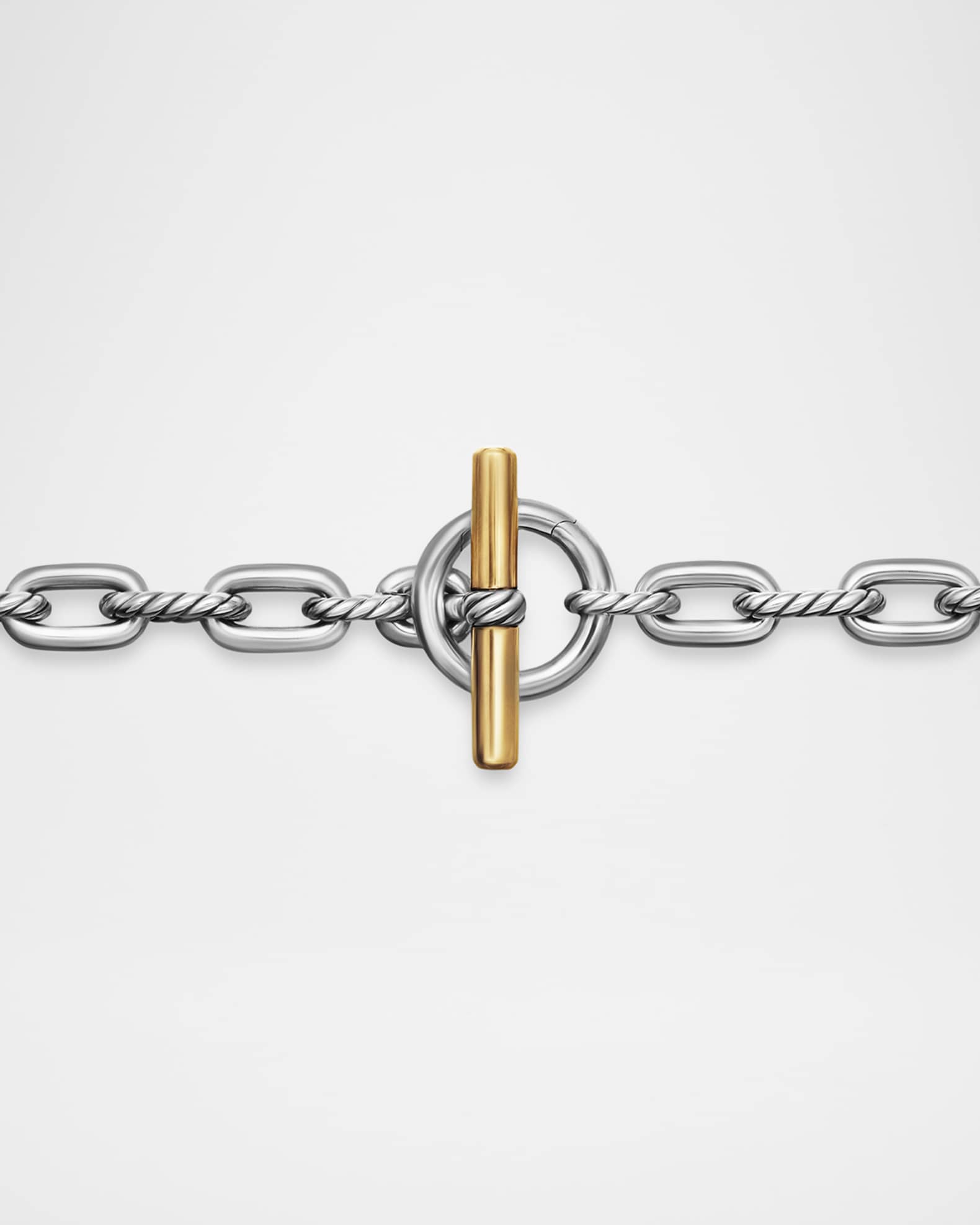 David Yurman Madison Necklace with Toggle in 18K Gold and Silver, 5.5mm ...