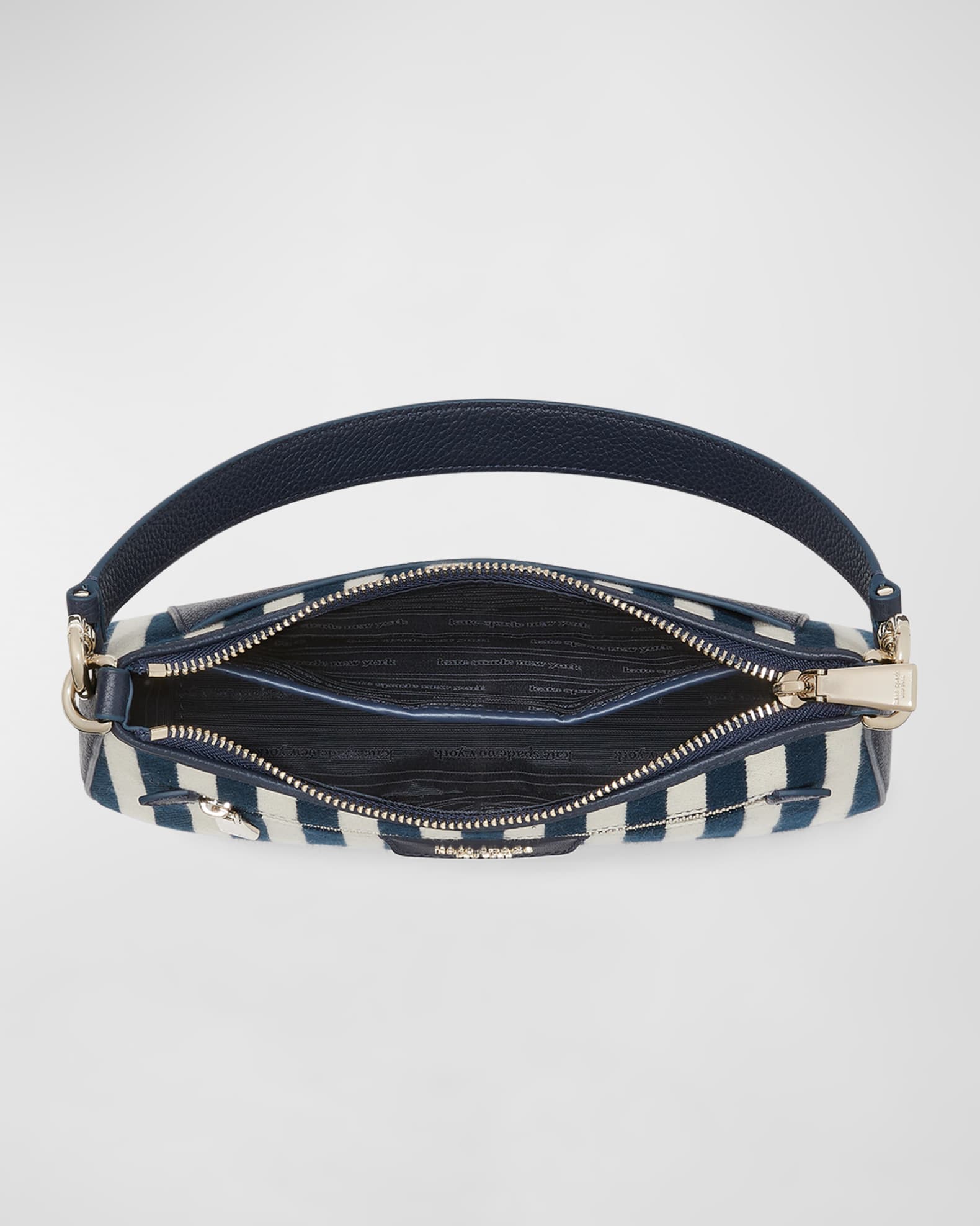 kate spade new york hudson convertible striped canvas crossbody bag ...