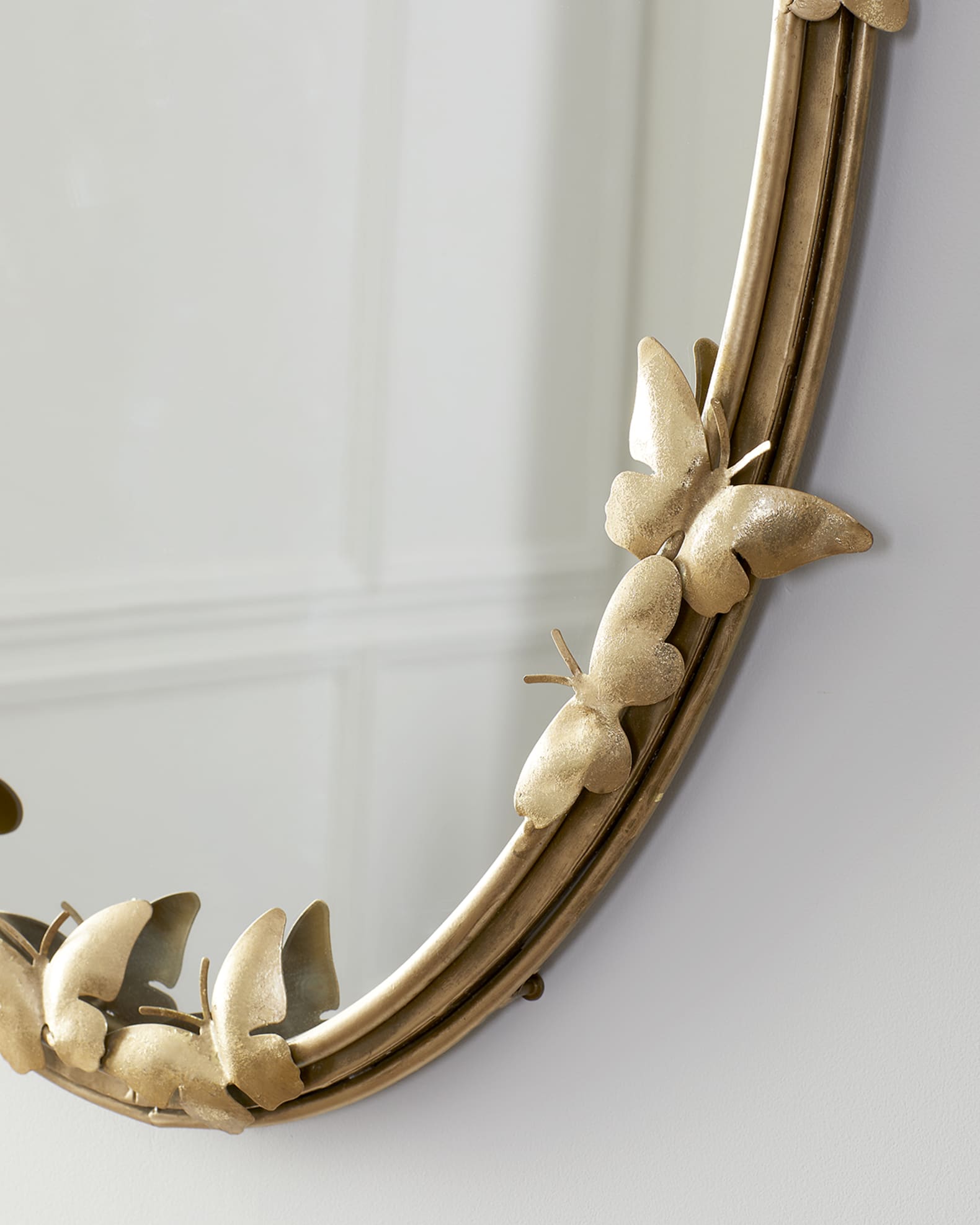 Neiman Marcus Oval Butterfly Mirror | Neiman Marcus