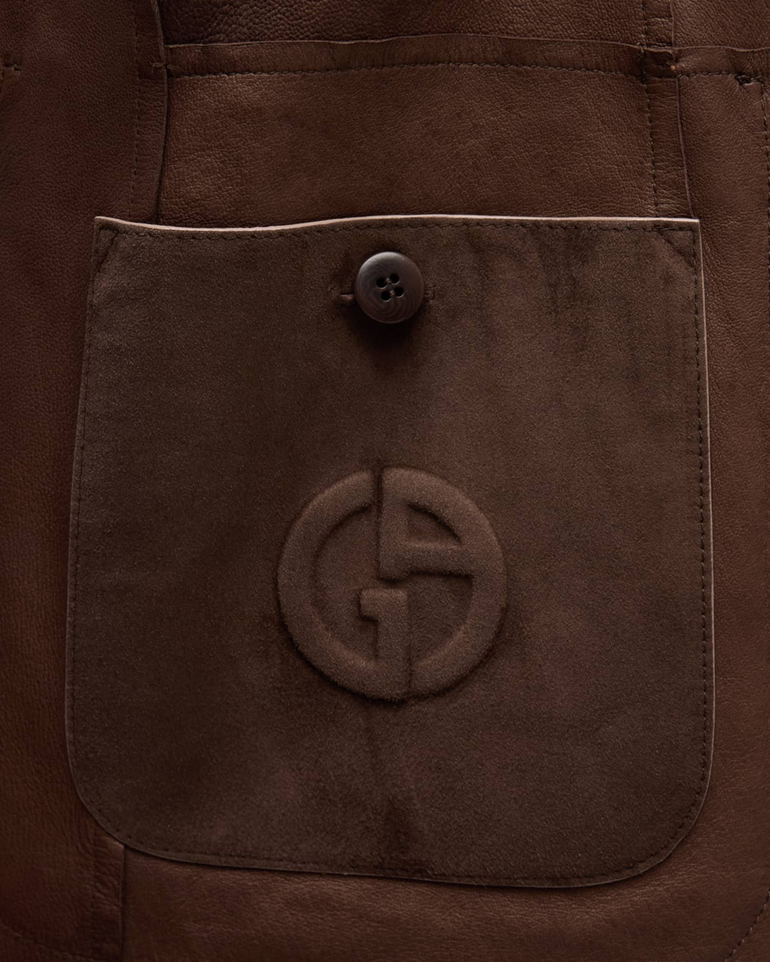 Giorgio Armani Men's Suede Two-Button Blazer | Neiman Marcus