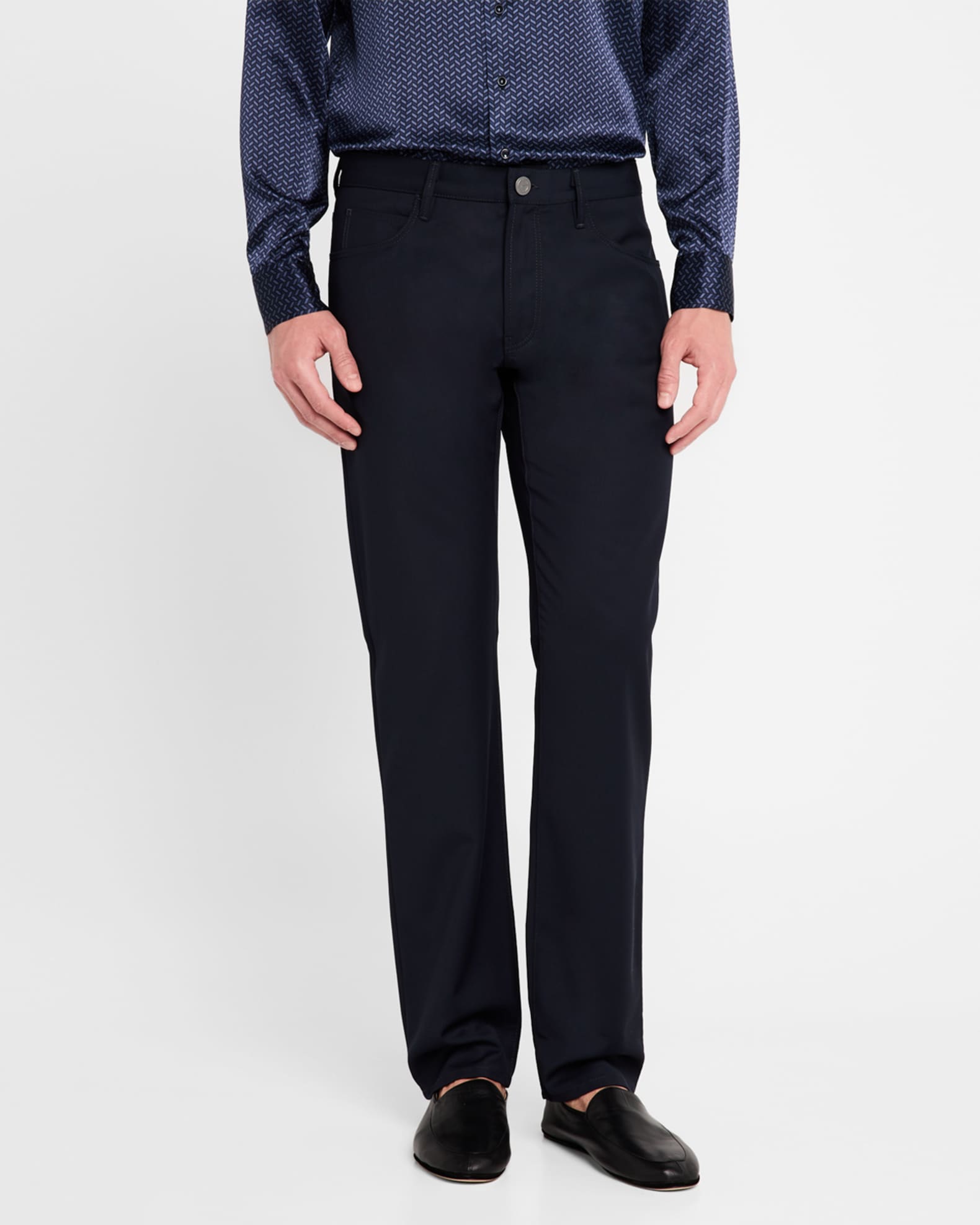 Giorgio Armani Men s Wool 5 Pocket Pants Neiman Marcus