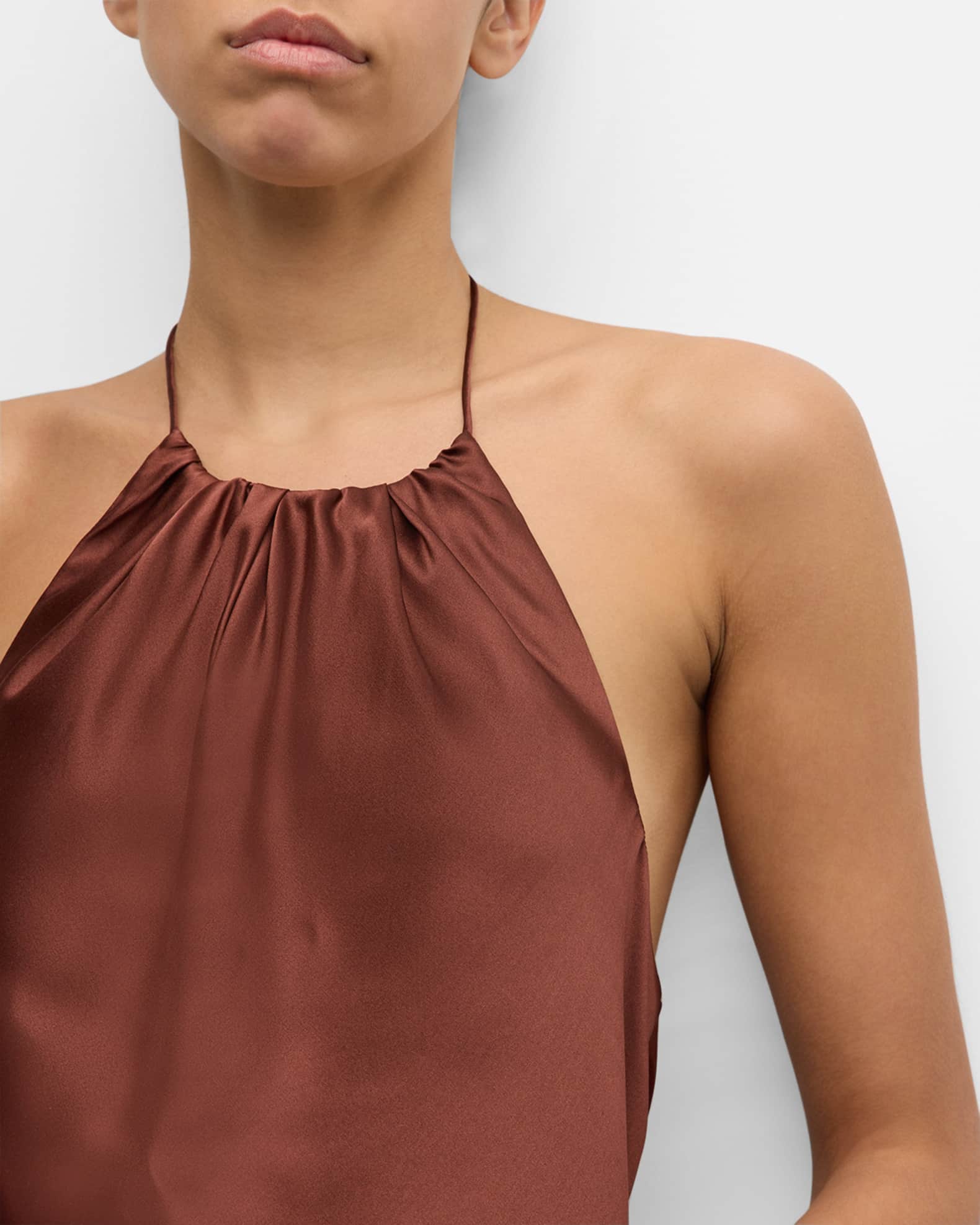 PAIGE Gisele Silk Halter Top | Neiman Marcus
