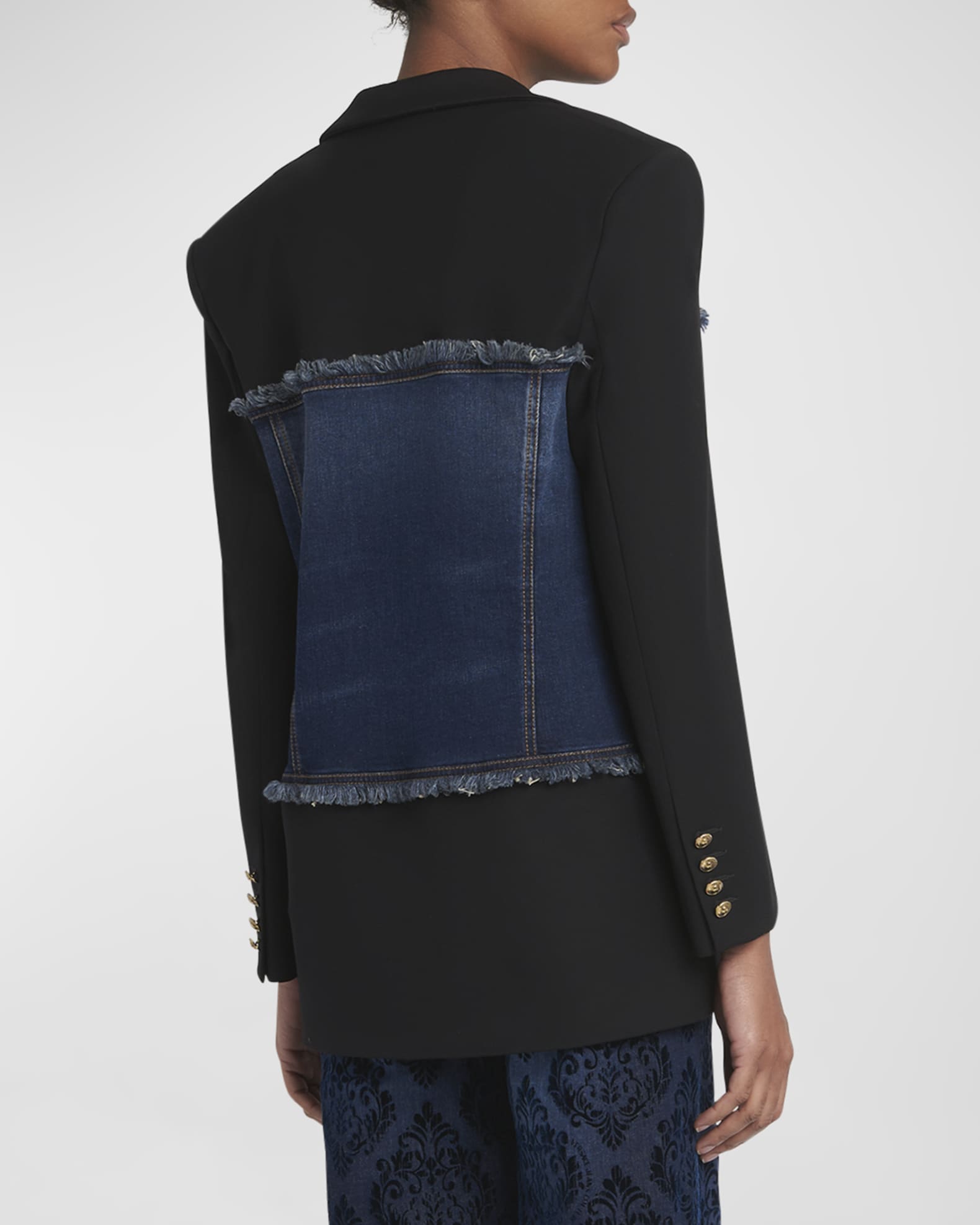 Versace Jeans Couture Tailored Combo Jacket | Neiman Marcus