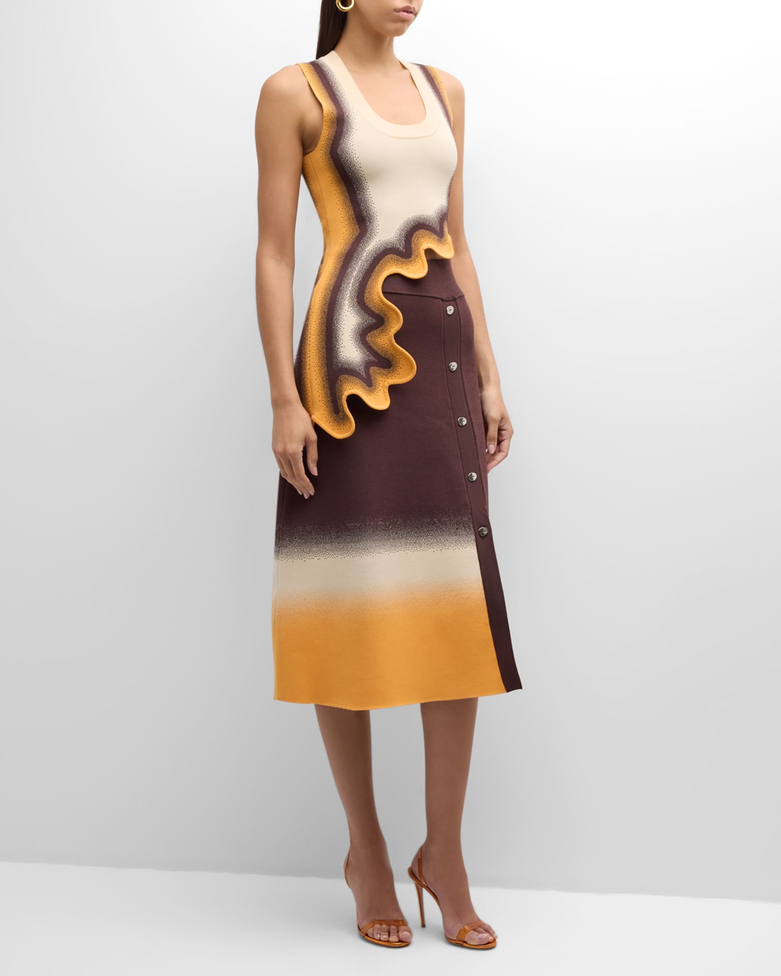 PH5 Tina Wavy Sleeveless Crop Top | Neiman Marcus