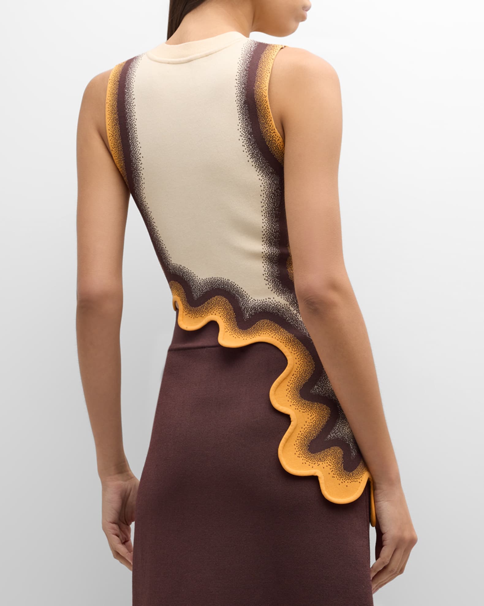 PH5 Tina Wavy Sleeveless Crop Top | Neiman Marcus