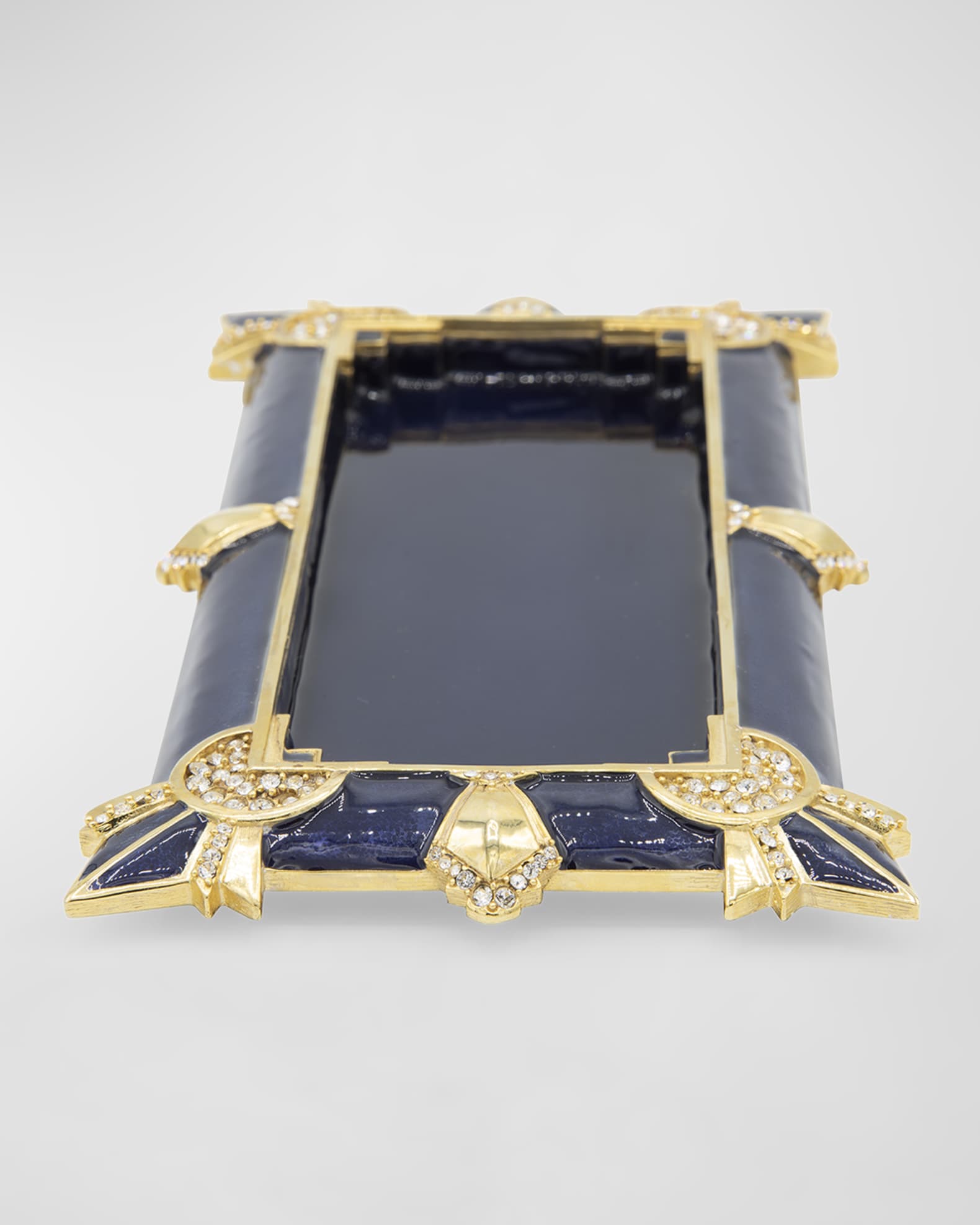 Jay Strongwater Art Deco Tray, Blue | Neiman Marcus