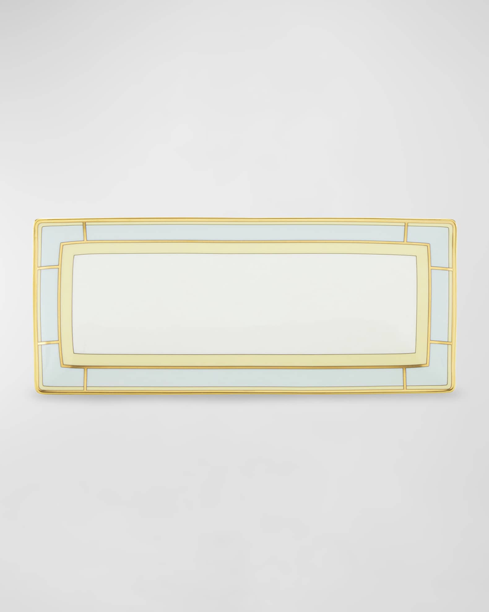 GINORI 1735 Diva Rectangular Platter, Celeste | Neiman Marcus