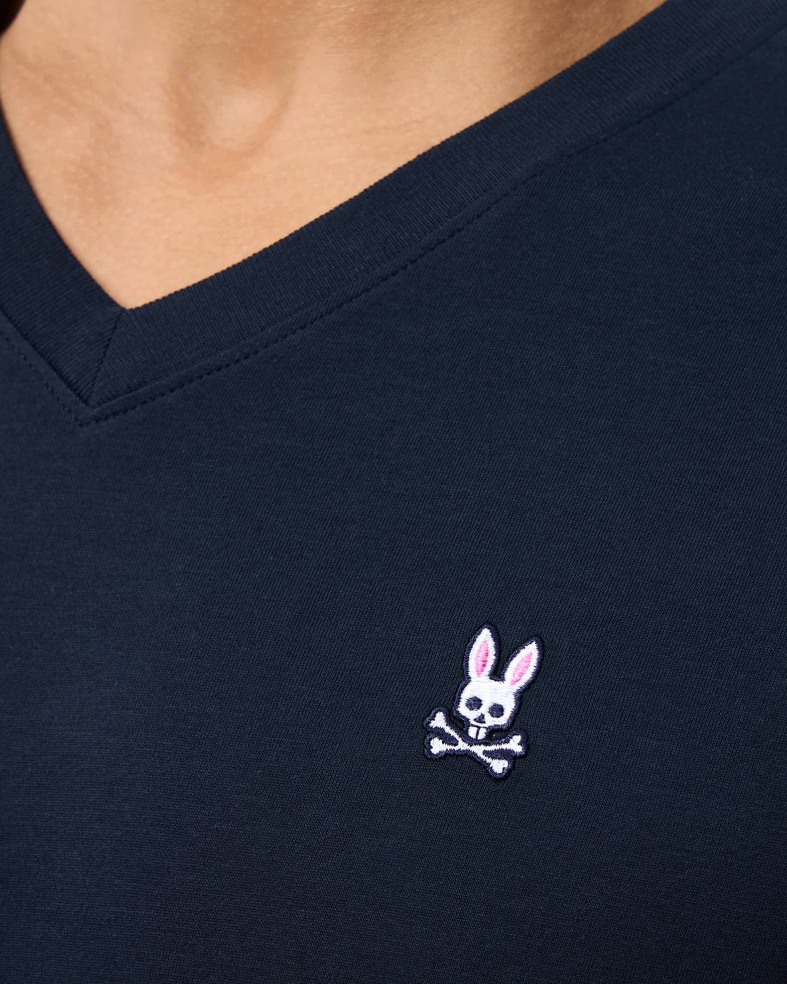 Psycho Bunny Men's Pima Cotton V-Neck T-Shirt | Neiman Marcus