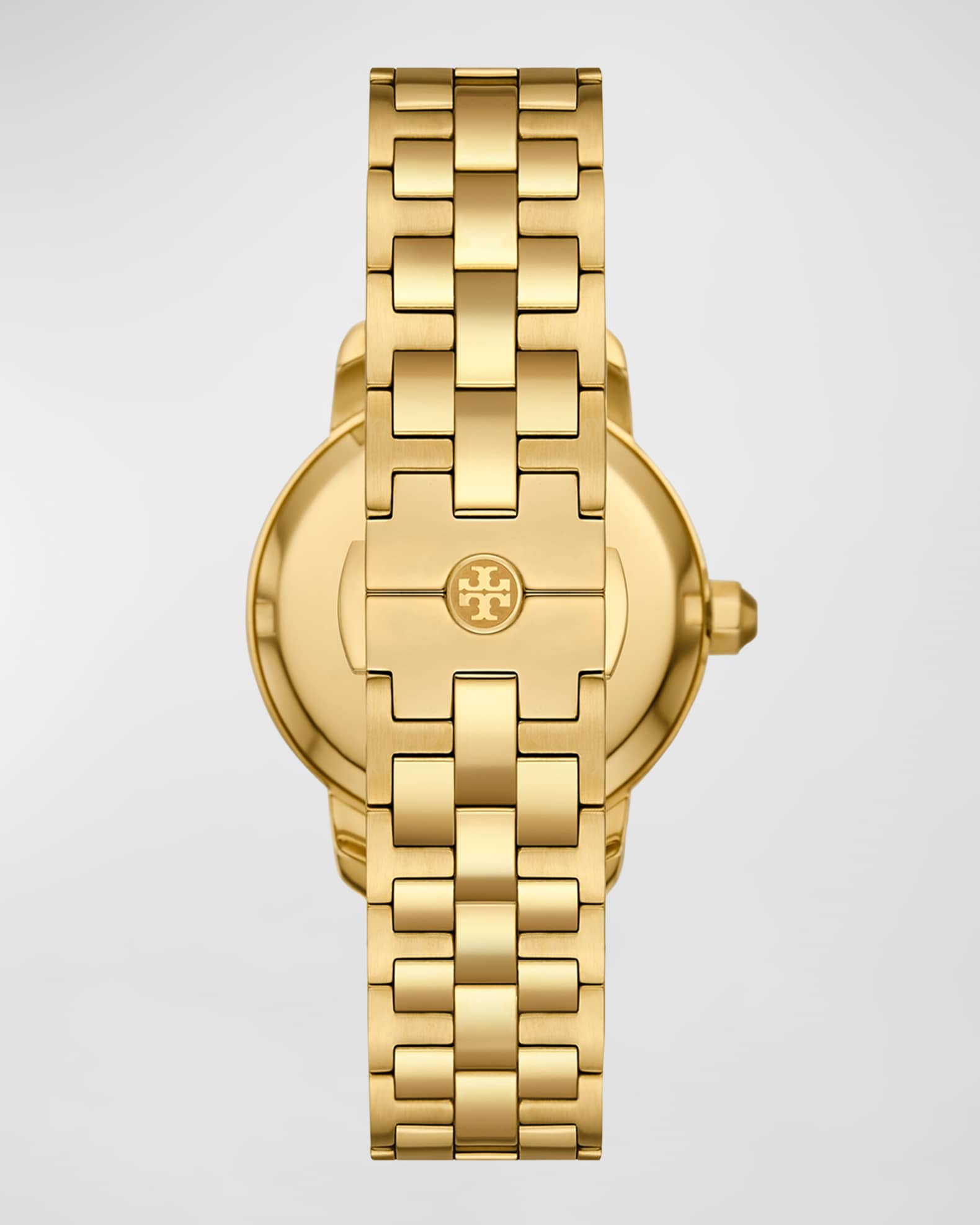 Tory Burch The Tory Gold Tone Stainless Steel Watch | Neiman Marcus