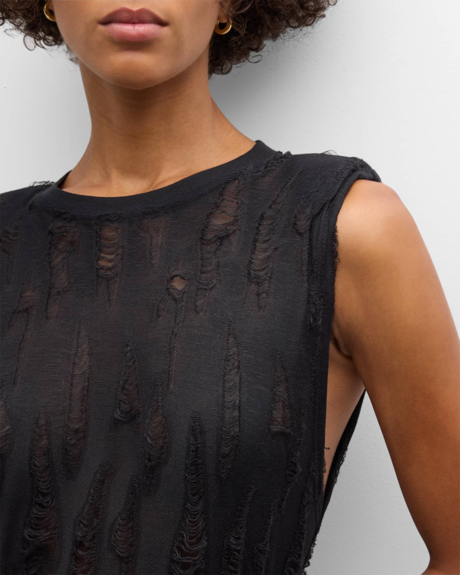 Iro Haice Distressed Tank Top | Neiman Marcus