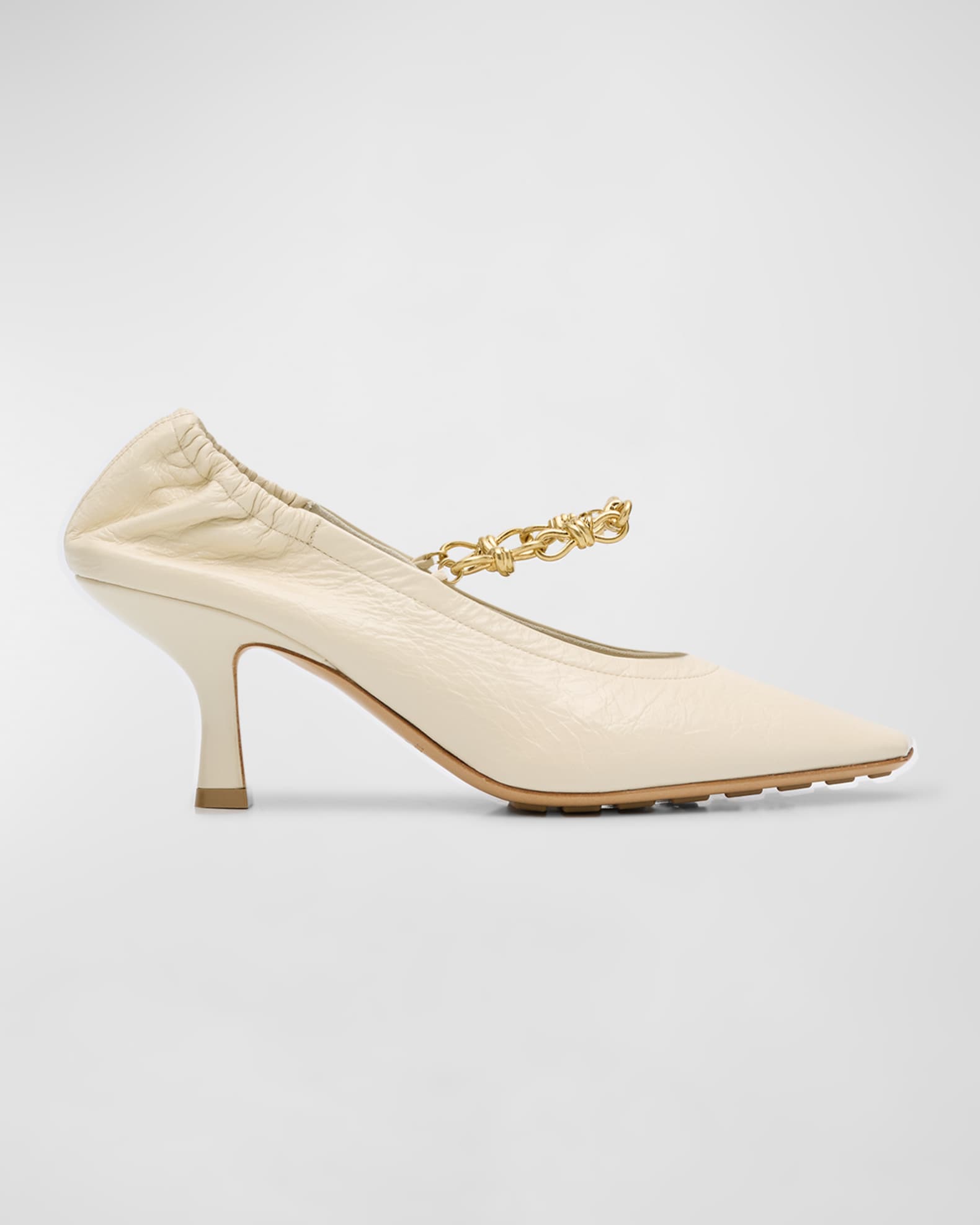 Bottega Veneta Sharp Chain Pumps | Neiman Marcus