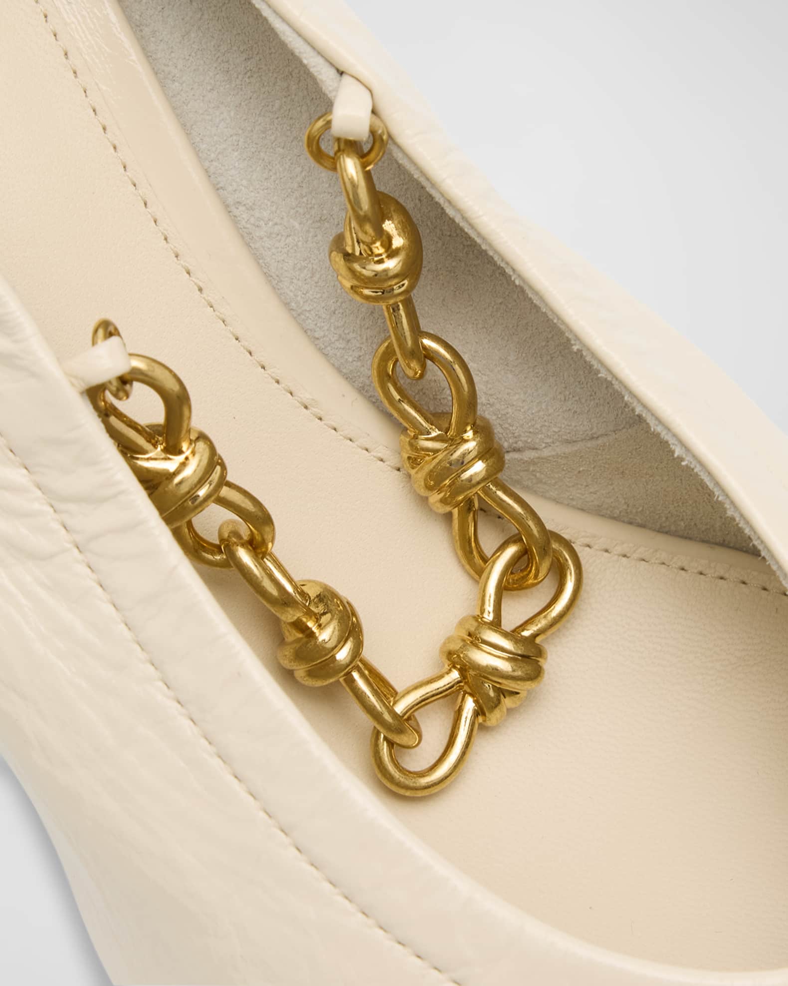 Bottega Veneta Sharp Chain Pumps | Neiman Marcus