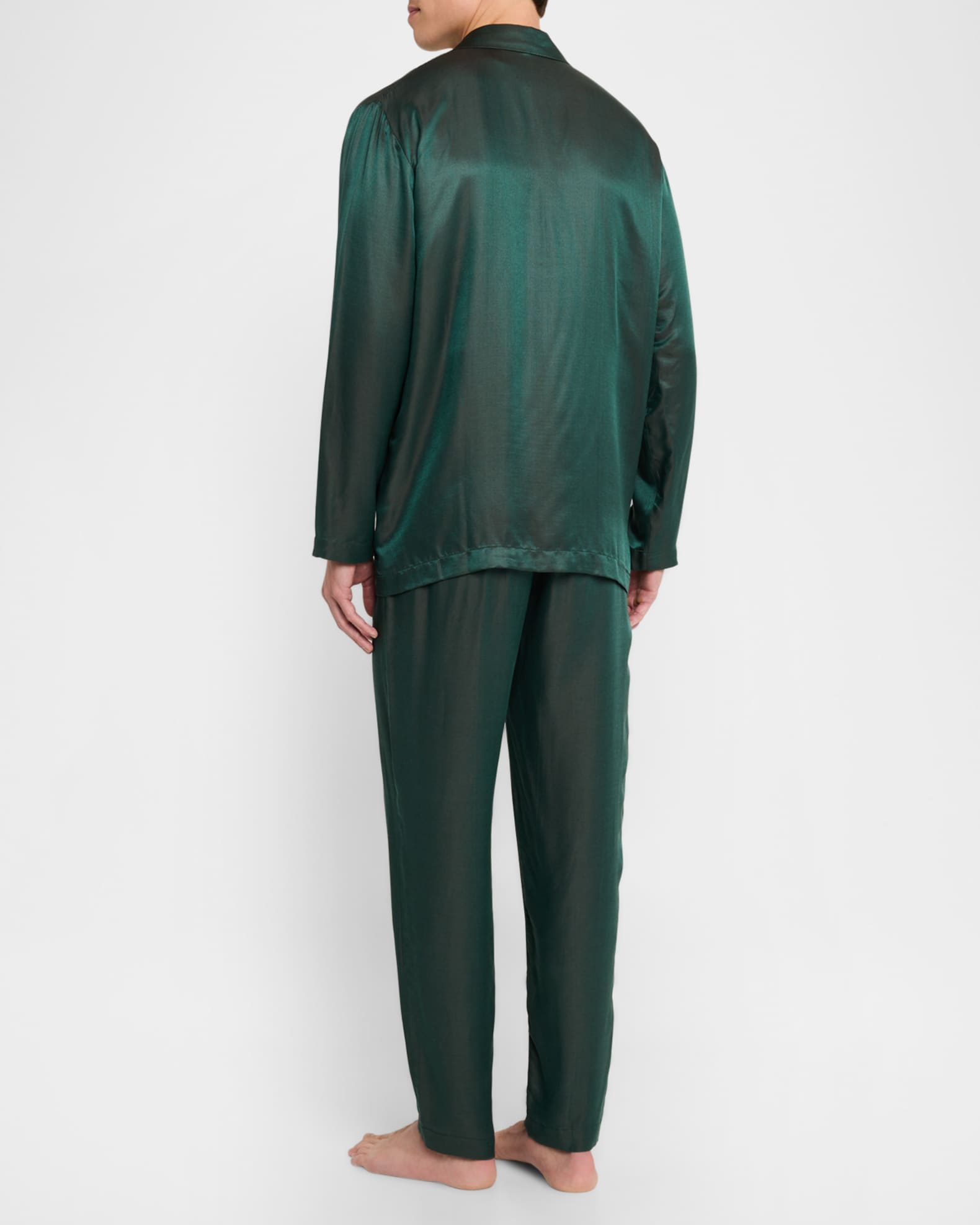 Hanro Men's Selection 140th Anniversary Long Pajama Set | Neiman Marcus