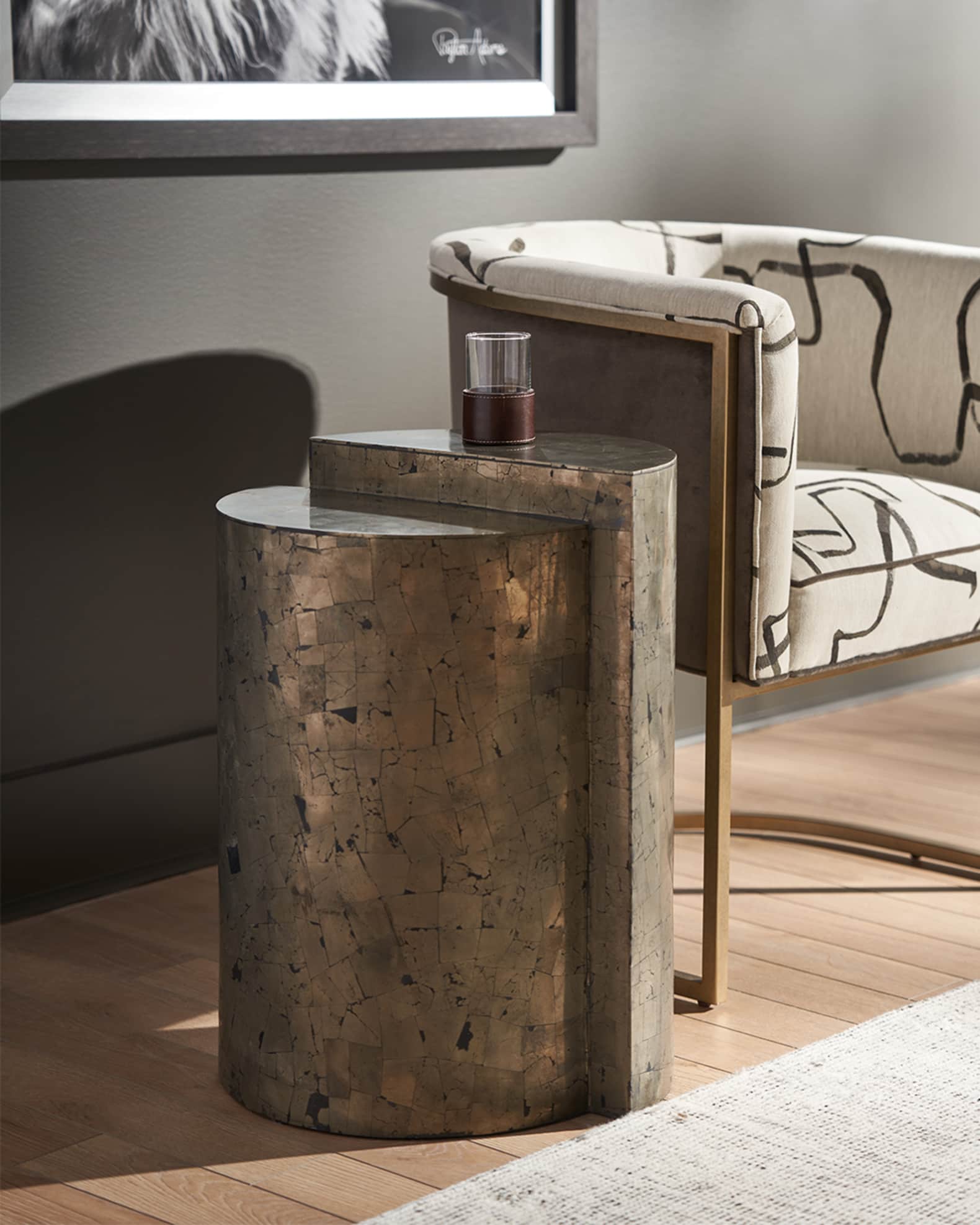 Universal Furniture Cosmo Pyrite End Table | Neiman Marcus