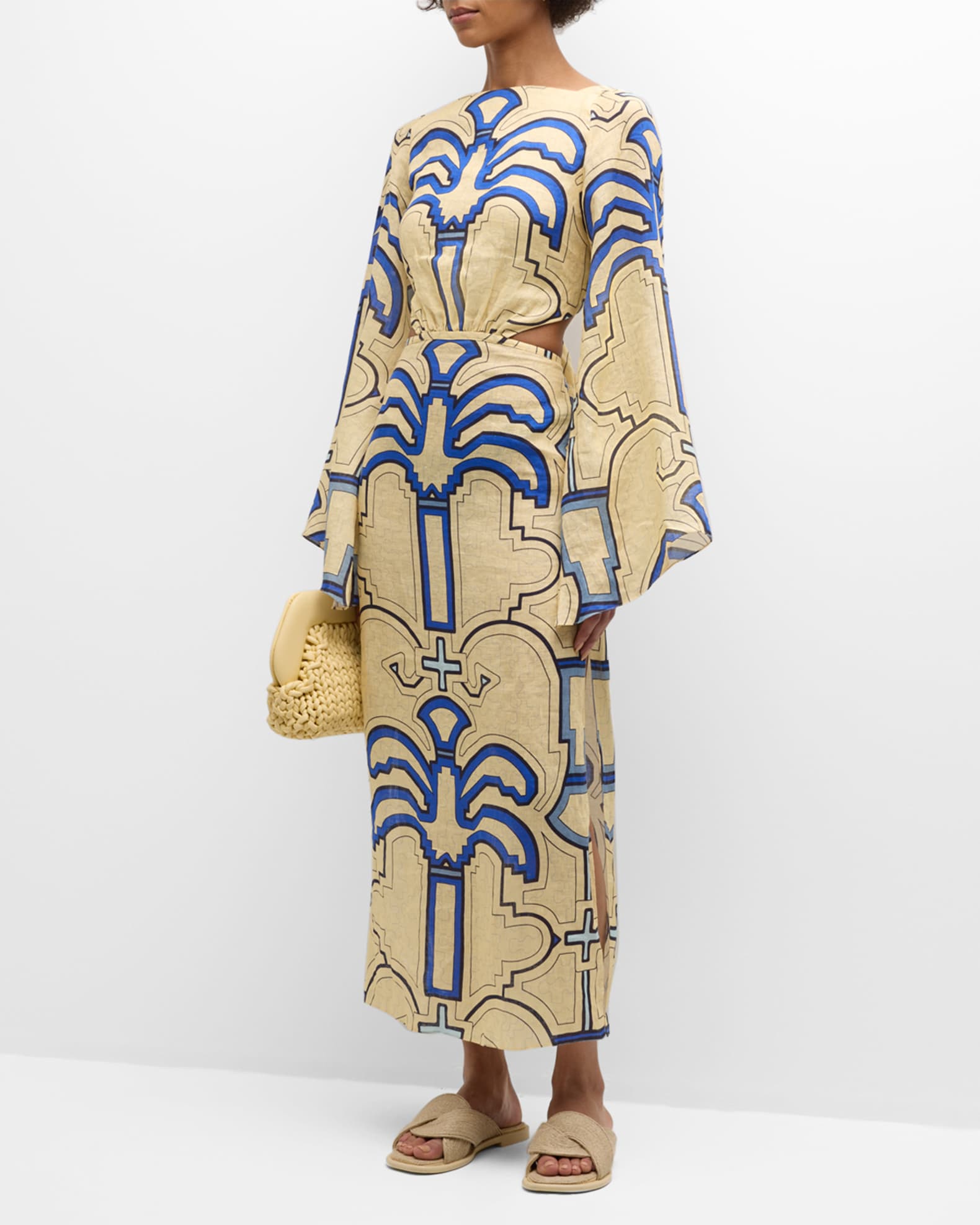 Johanna Ortiz Soul Healer Ankle Dress | Neiman Marcus