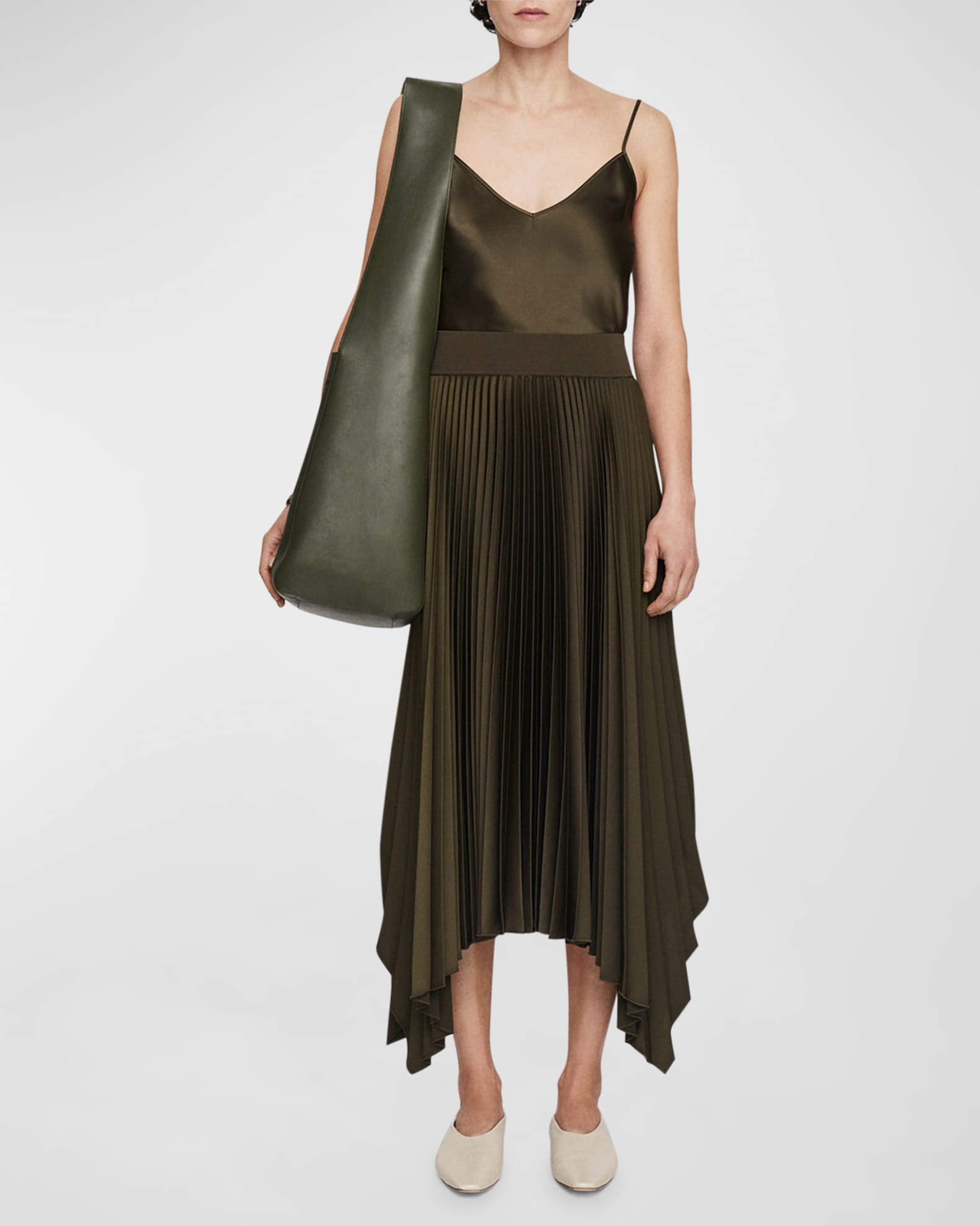 Joseph Ade Pleated Handkerchief Maxi Skirt | Neiman Marcus