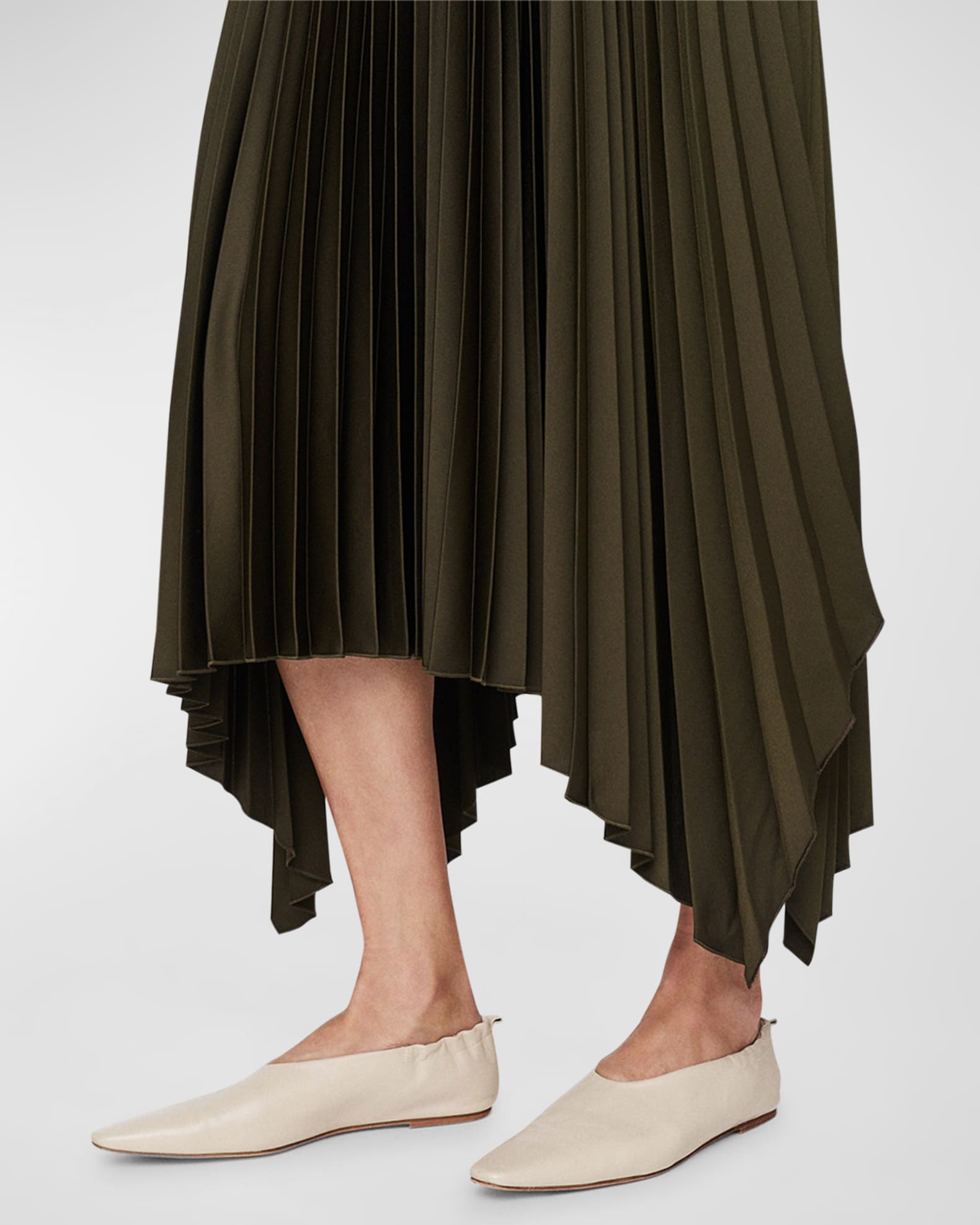 Joseph Ade Pleated Handkerchief Maxi Skirt | Neiman Marcus