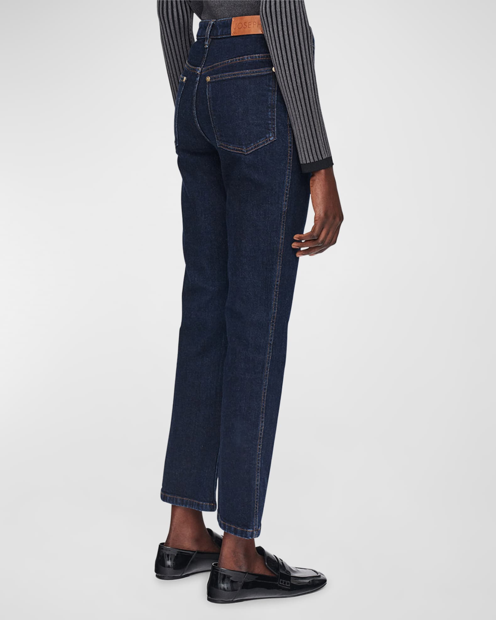 Joseph Duke Cropped Flare-Leg Denim Jeans | Neiman Marcus