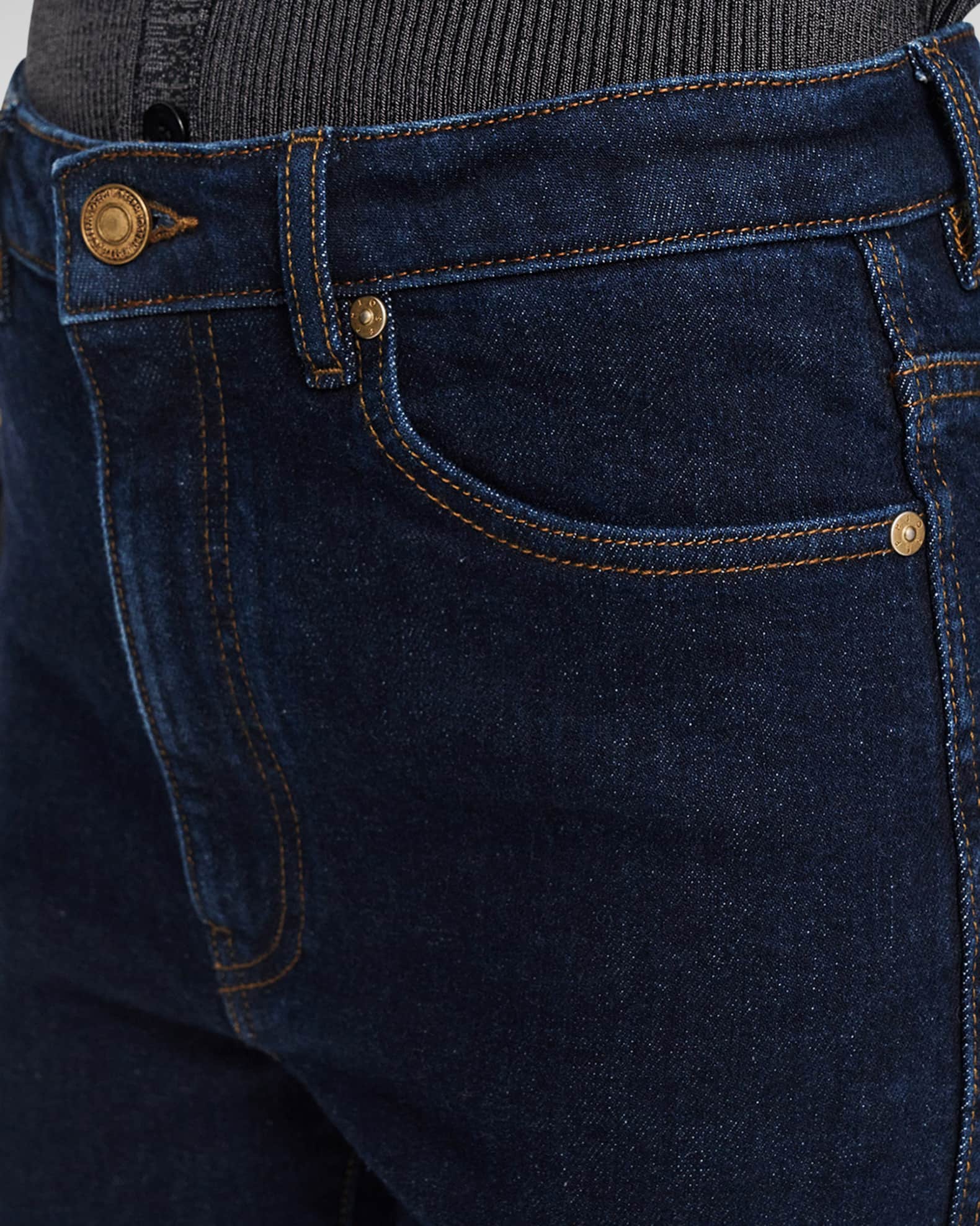 Joseph Duke Cropped Flare-Leg Denim Jeans | Neiman Marcus