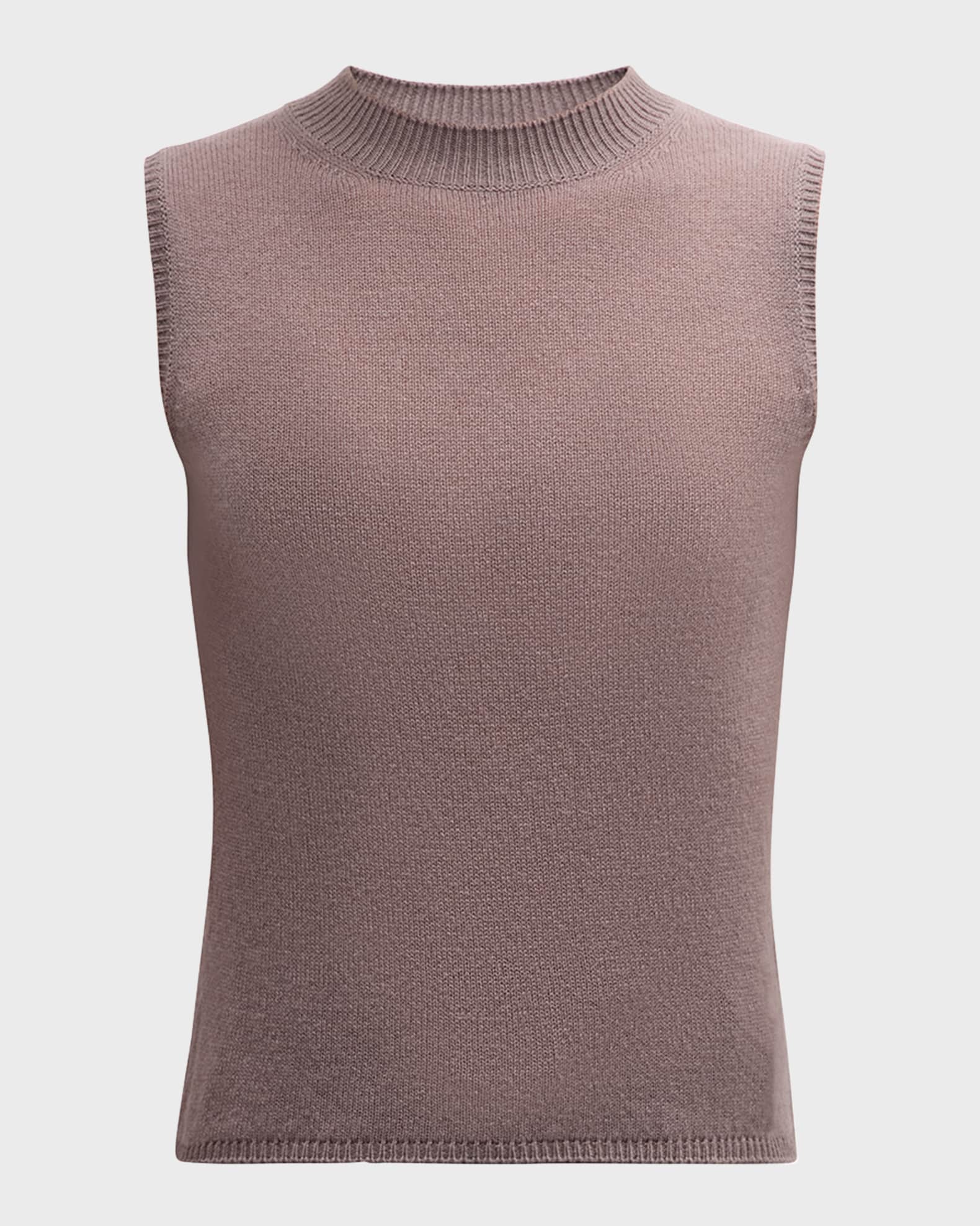 Eleventy Crewneck Cashmere Knit Tank Neiman Marcus