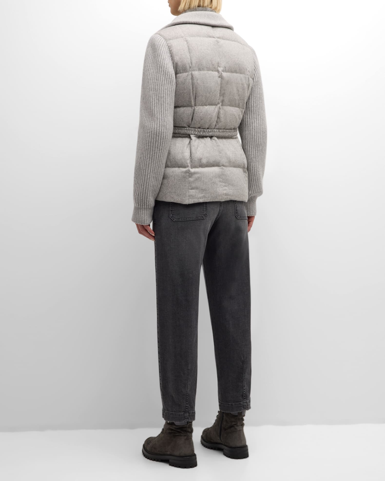 Eleventy Padded Stand-Collar Jacket | Neiman Marcus