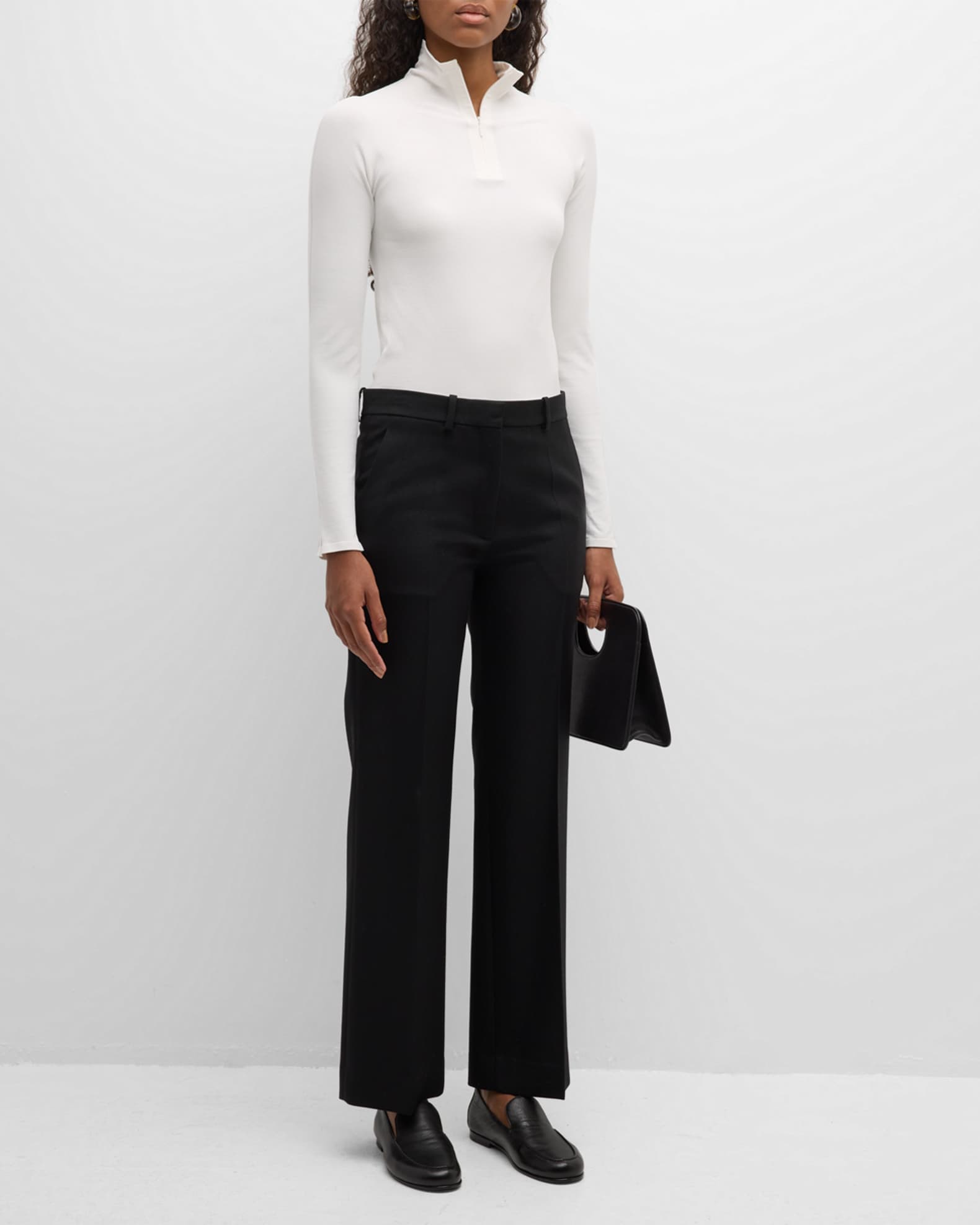 THE ROW Albereta Straight-Leg Pants | Neiman Marcus
