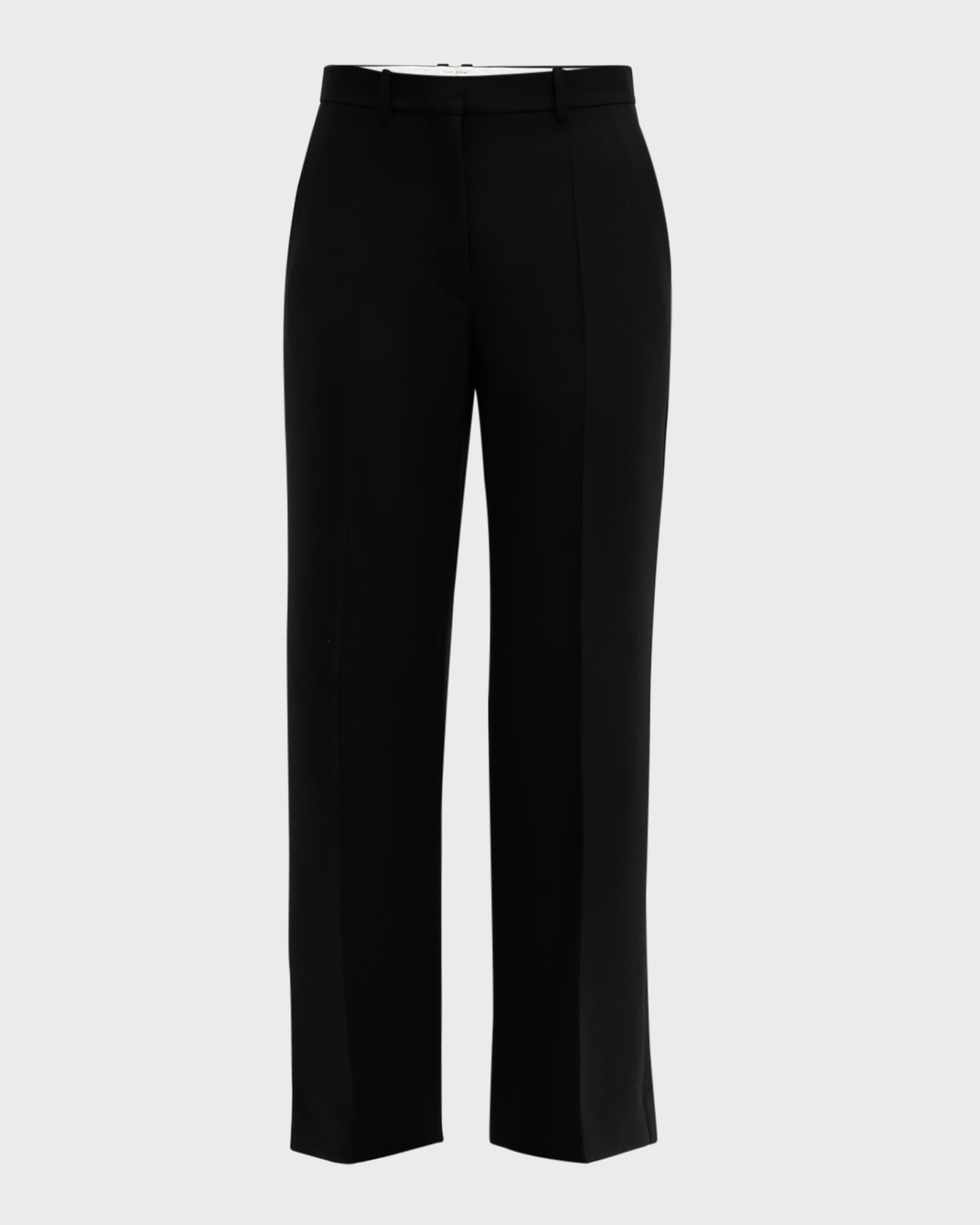 THE ROW Albereta Straight-Leg Pants | Neiman Marcus