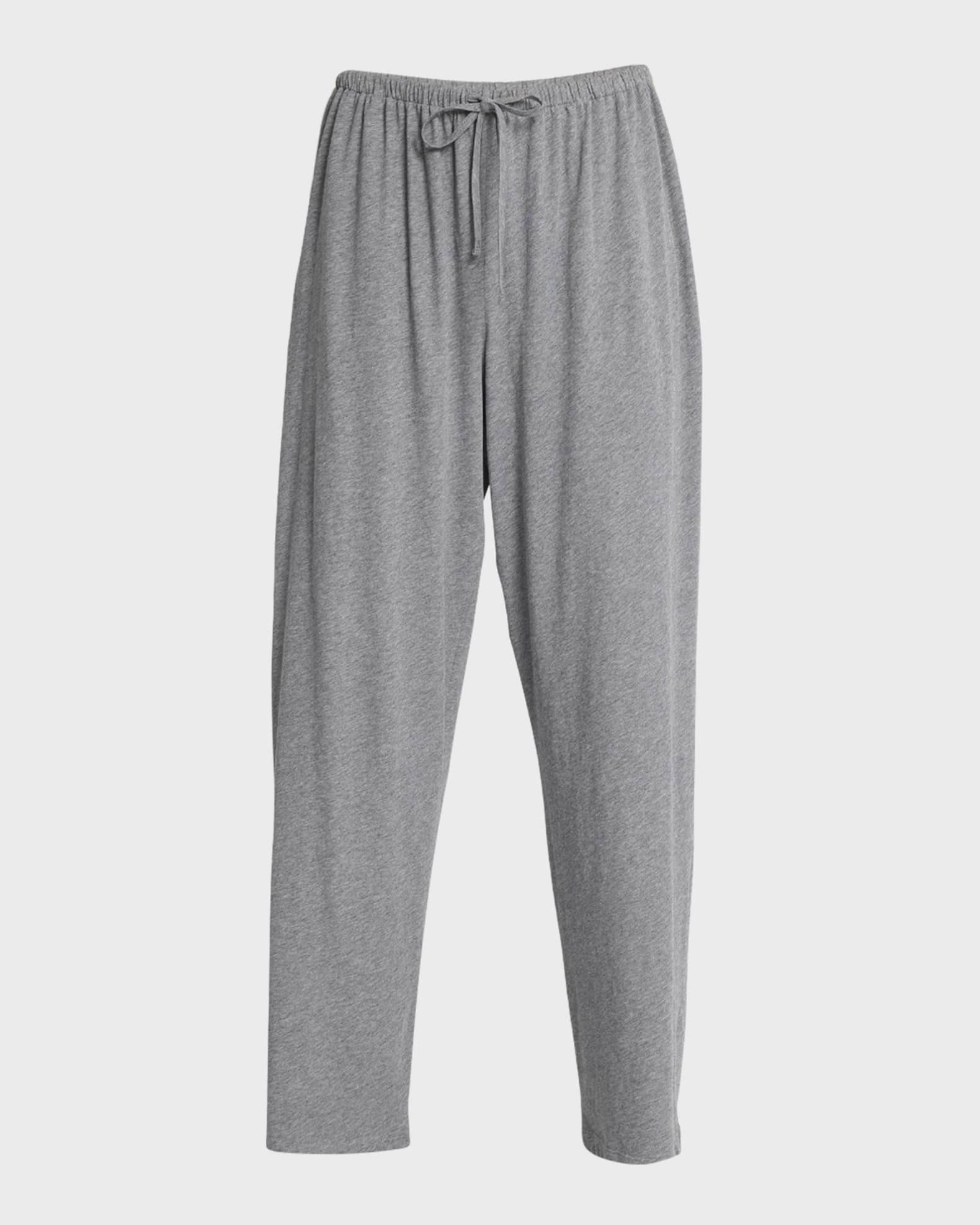 THE ROW Lanuit Mid-Rise Wide-Leg Pull-On Pants | Neiman Marcus