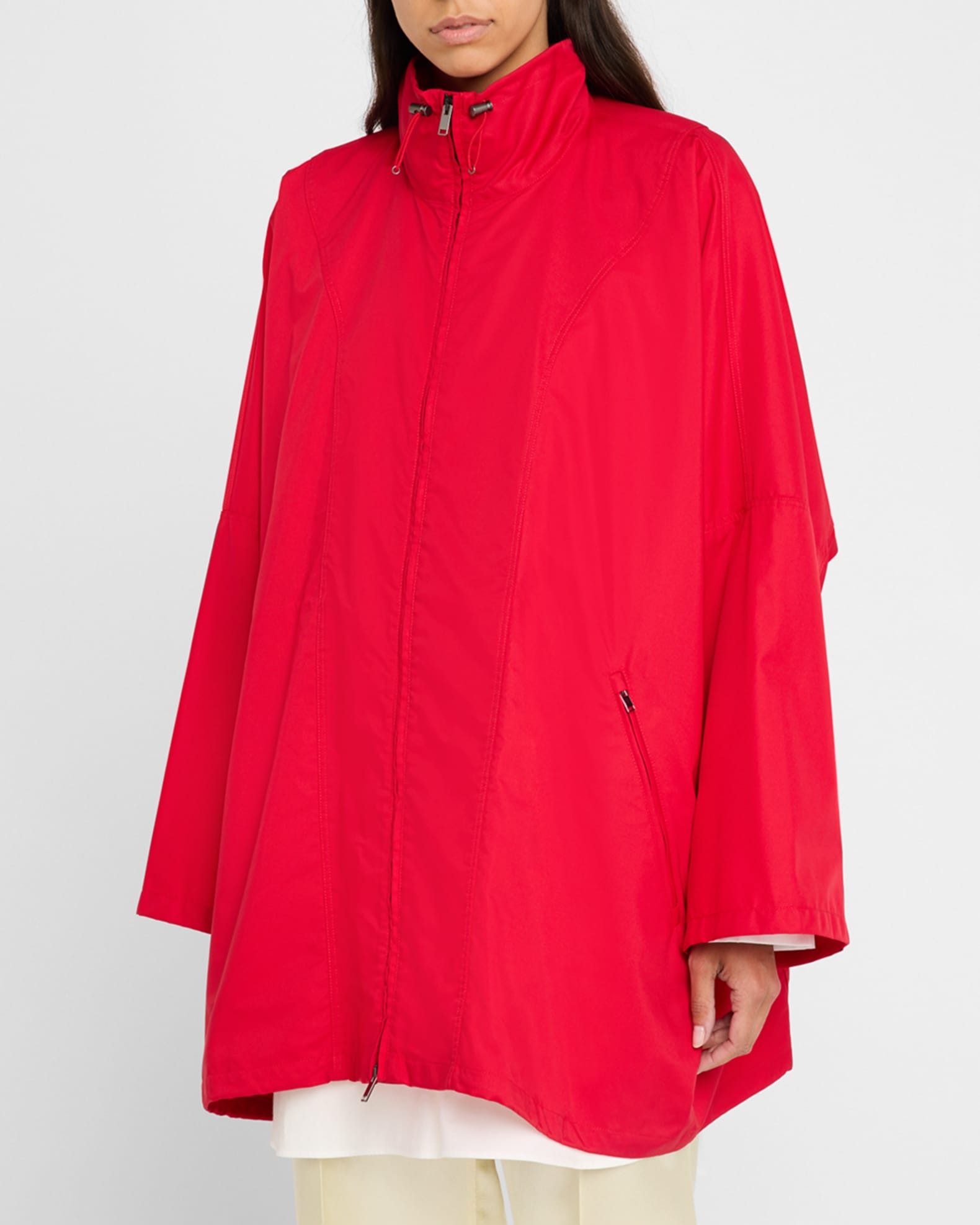 THE ROW Dune Oversize Nylon Jacket | Neiman Marcus