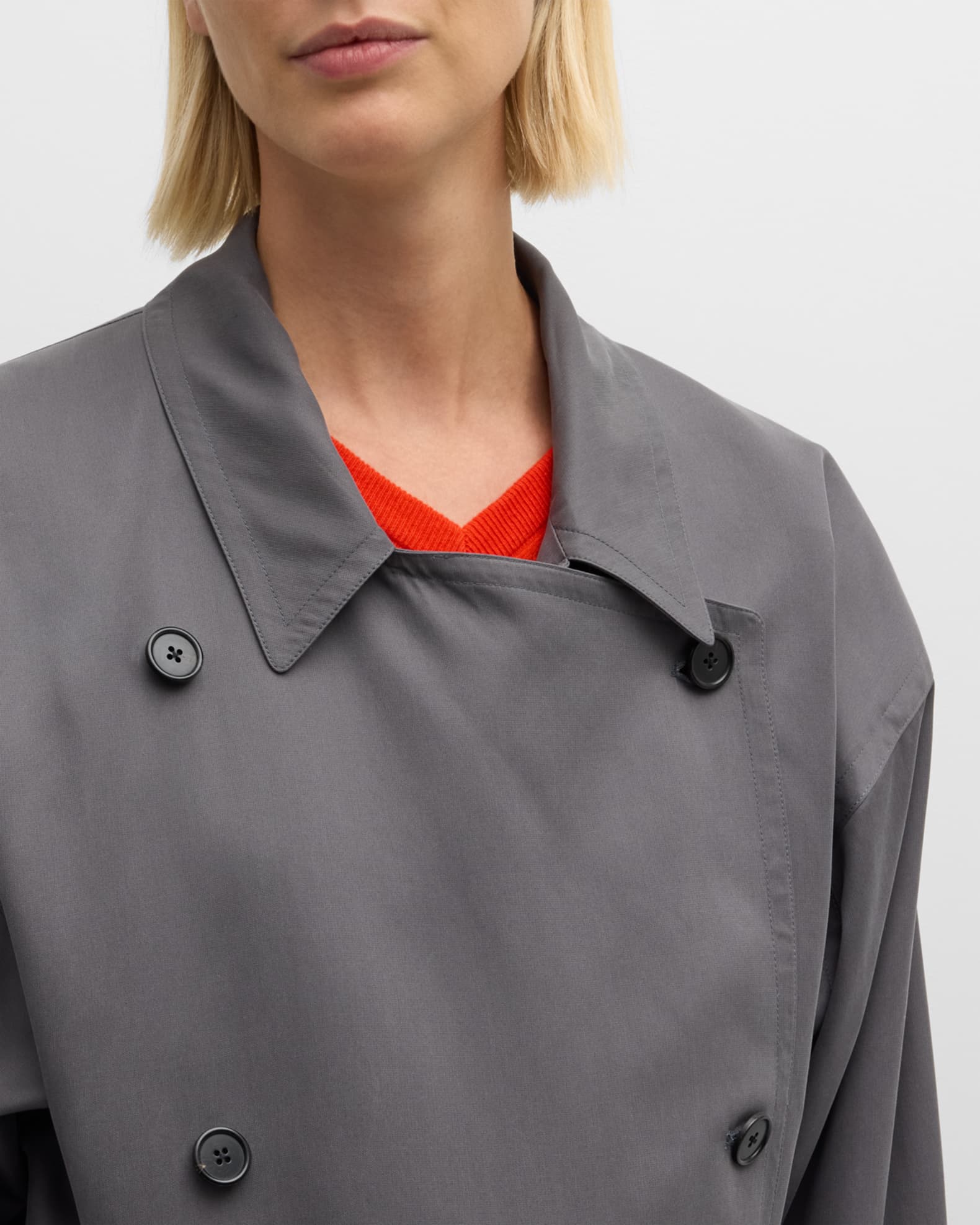 THE ROW Eric Oversize Belted Trench Coat | Neiman Marcus