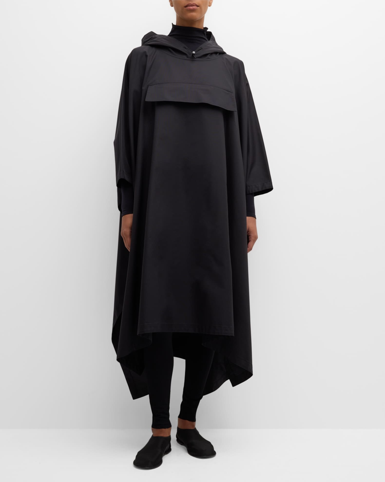 THE ROW Rian Hooded Nylon Utility Coat | Neiman Marcus