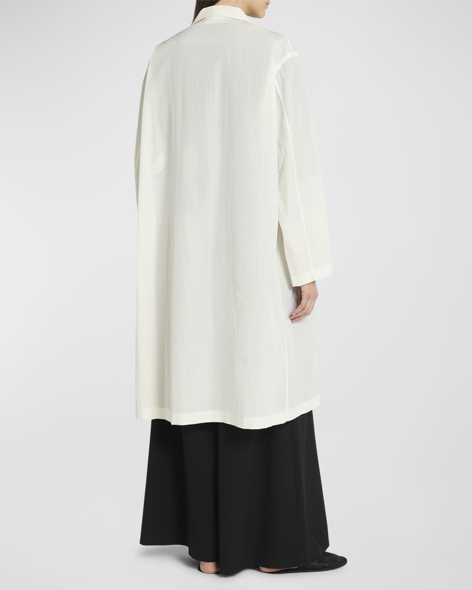 THE ROW Adan Single-Breasted Long Coat | Neiman Marcus