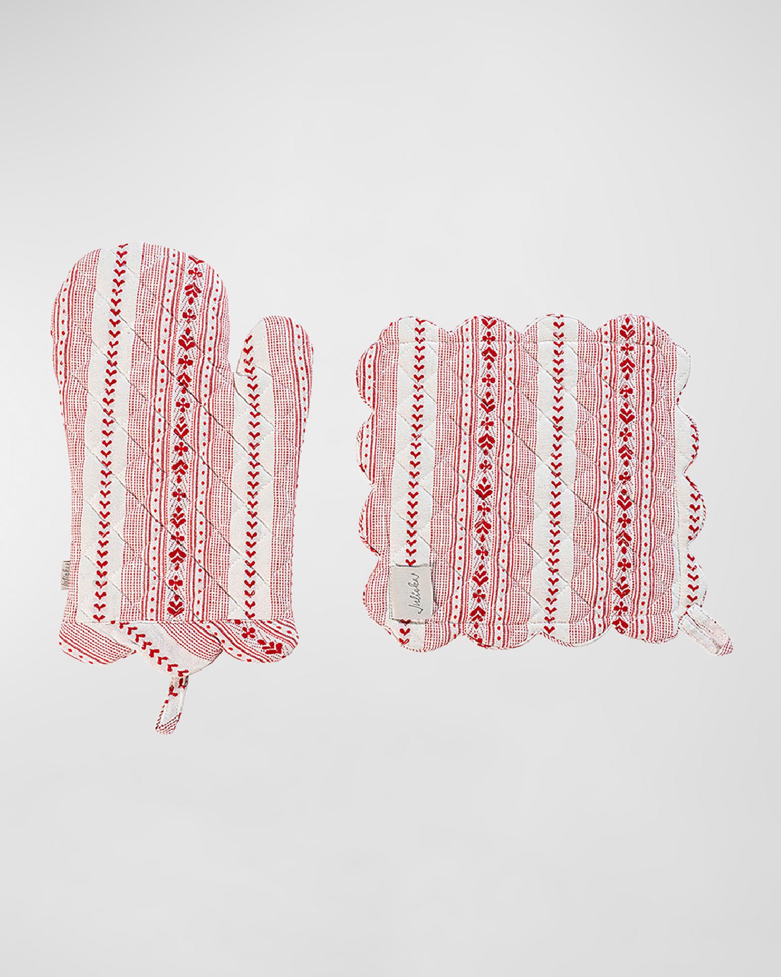 Villa Stripe Ruby Dinnerware Collection | Neiman Marcus