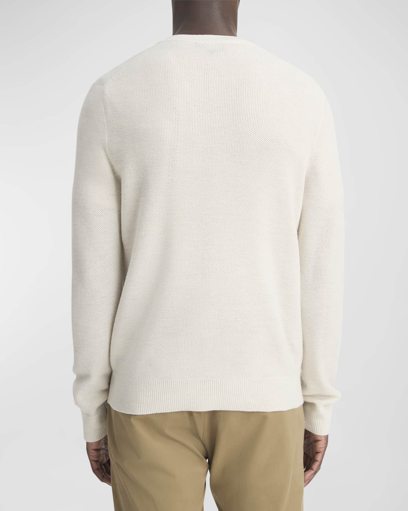 Vince Men's Merino Mesh Sweater | Neiman Marcus