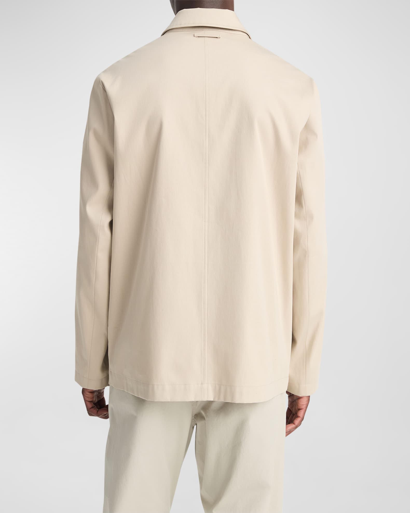 Vince Men's Short Mac Coat | Neiman Marcus