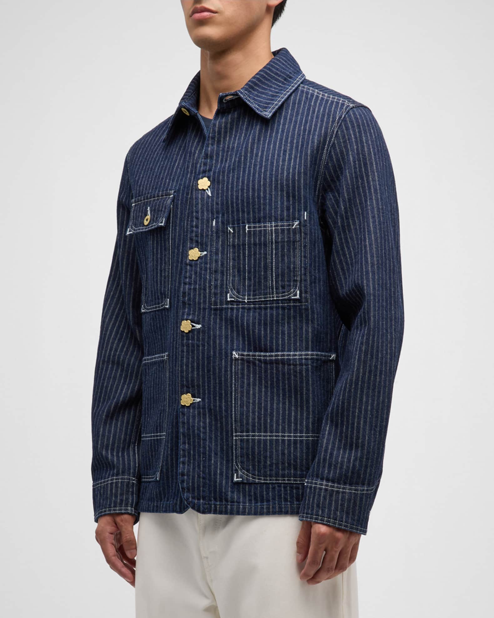 Kenzo Men's Relaxed Workwear Jacket | Neiman Marcus