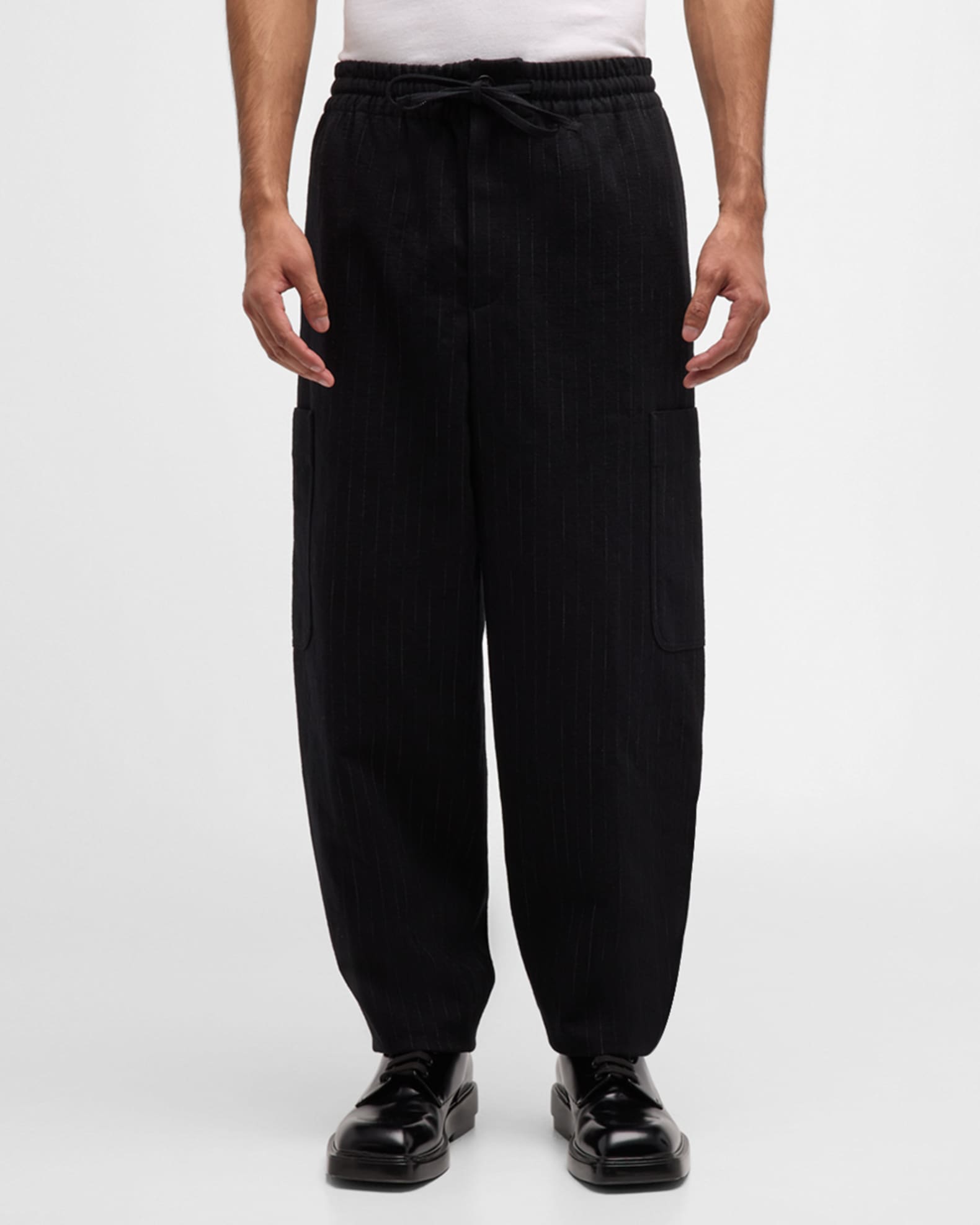 Kenzo Men's Striped Cargo Jogger Pants | Neiman Marcus