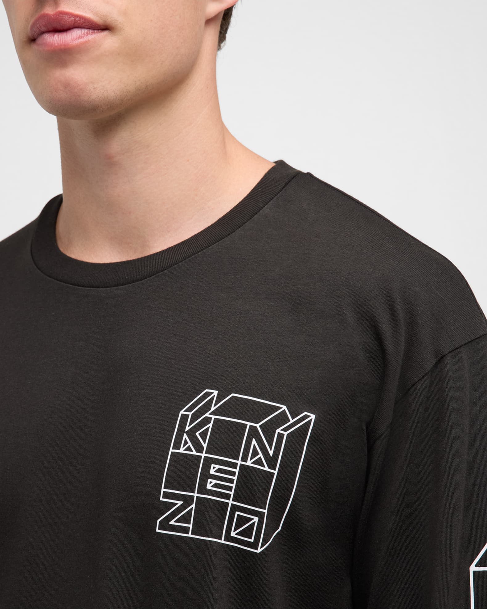 Kenzo Men's Kube Logo Classic T-Shirt | Neiman Marcus