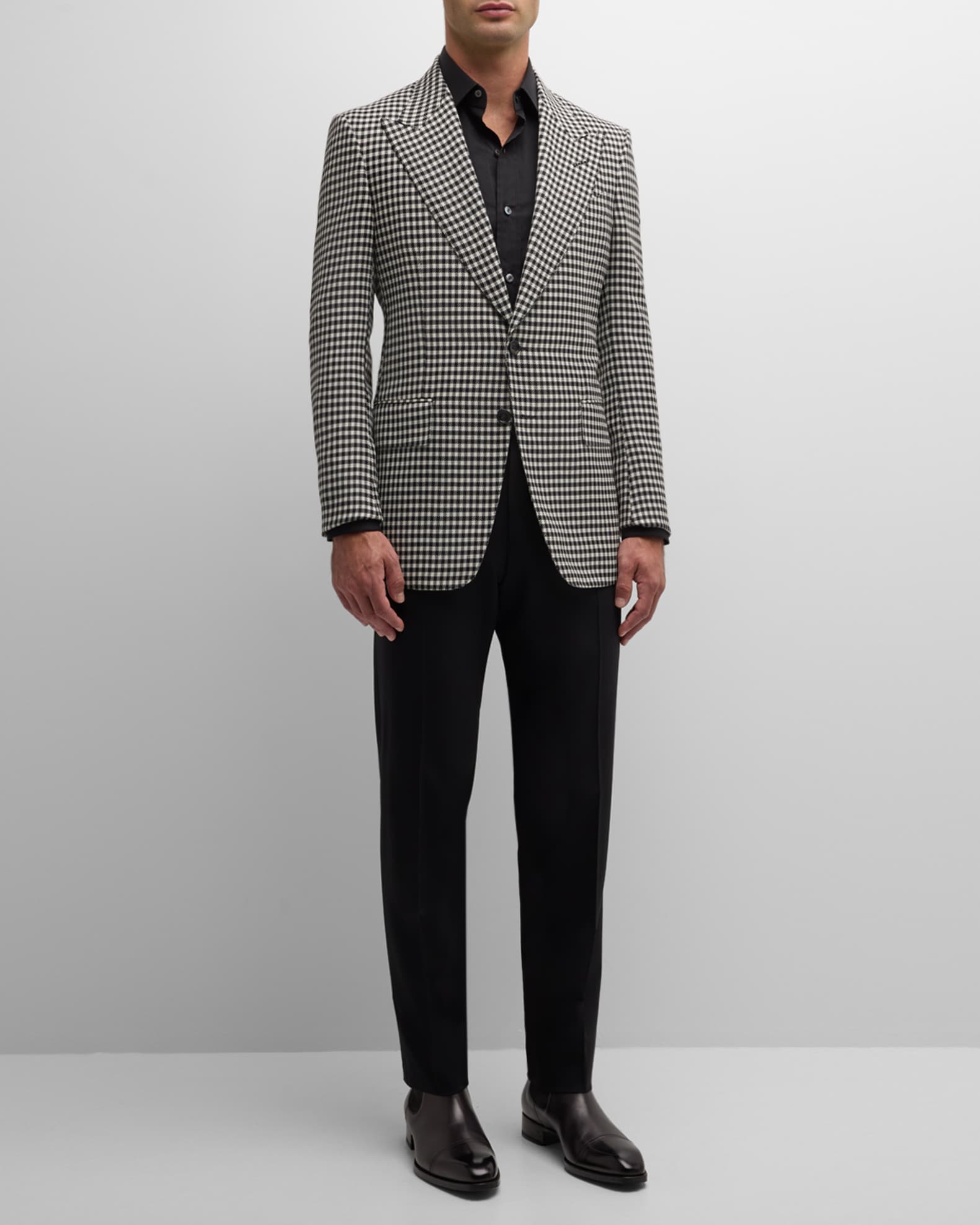 TOM FORD Men's Shelton Tattersall Sport Coat | Neiman Marcus