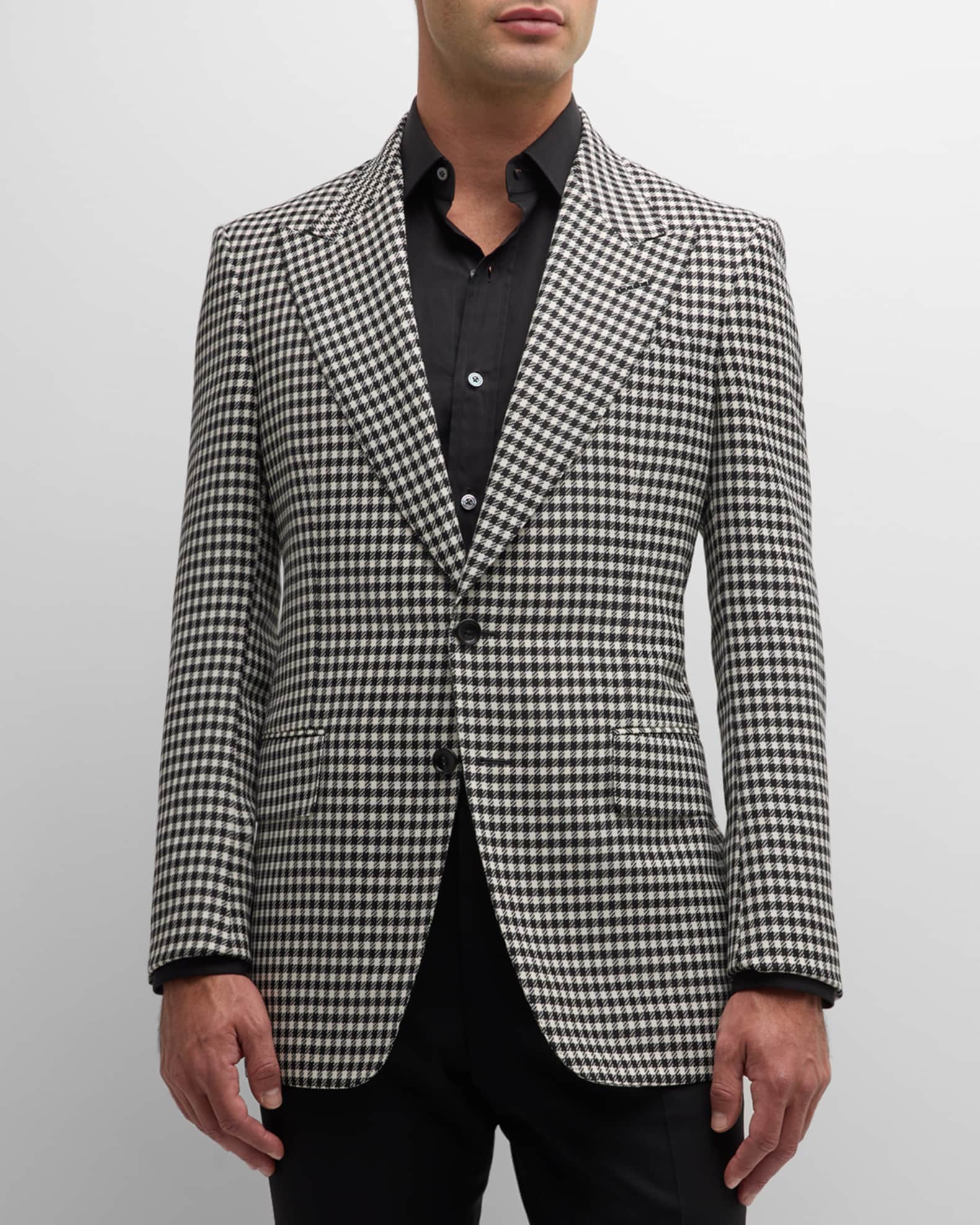 TOM FORD Men's Shelton Tattersall Sport Coat | Neiman Marcus
